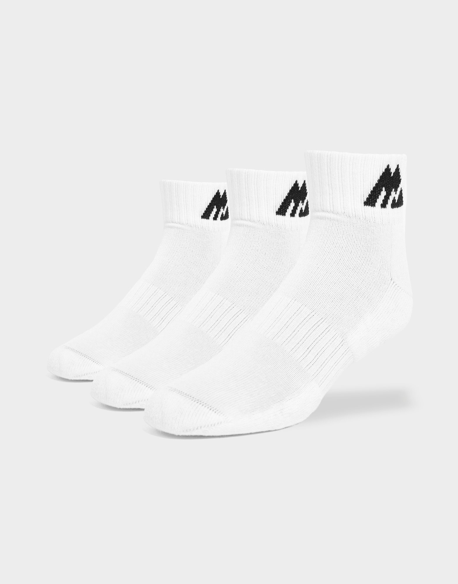 White MONTIREX 3-Pack Ankle Socks - JD Sports Ireland