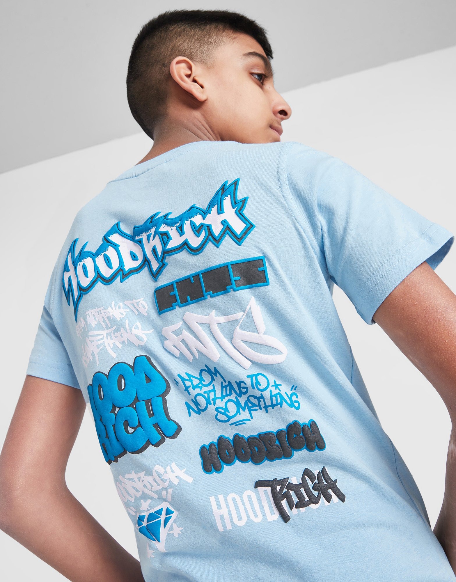 Blue Hoodrich Graffiti T-Shirt Junior | JD Sports UK