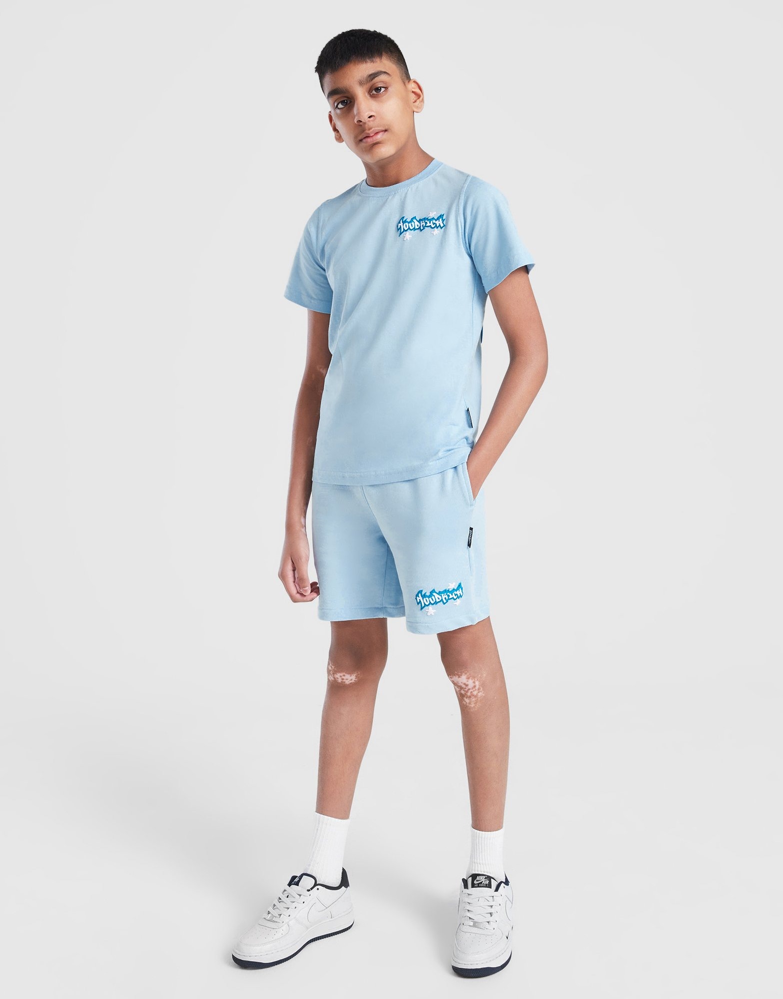 Blue Hoodrich Graffiti Shorts Junior | JD Sports UK