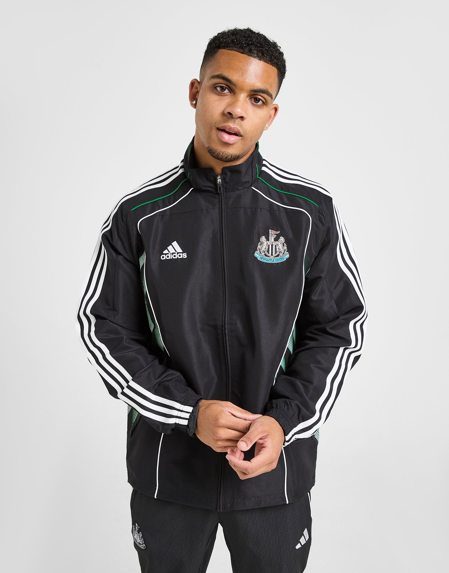 Black adidas Newcastle United FC Urban Purist Track Top | JD Sports UK