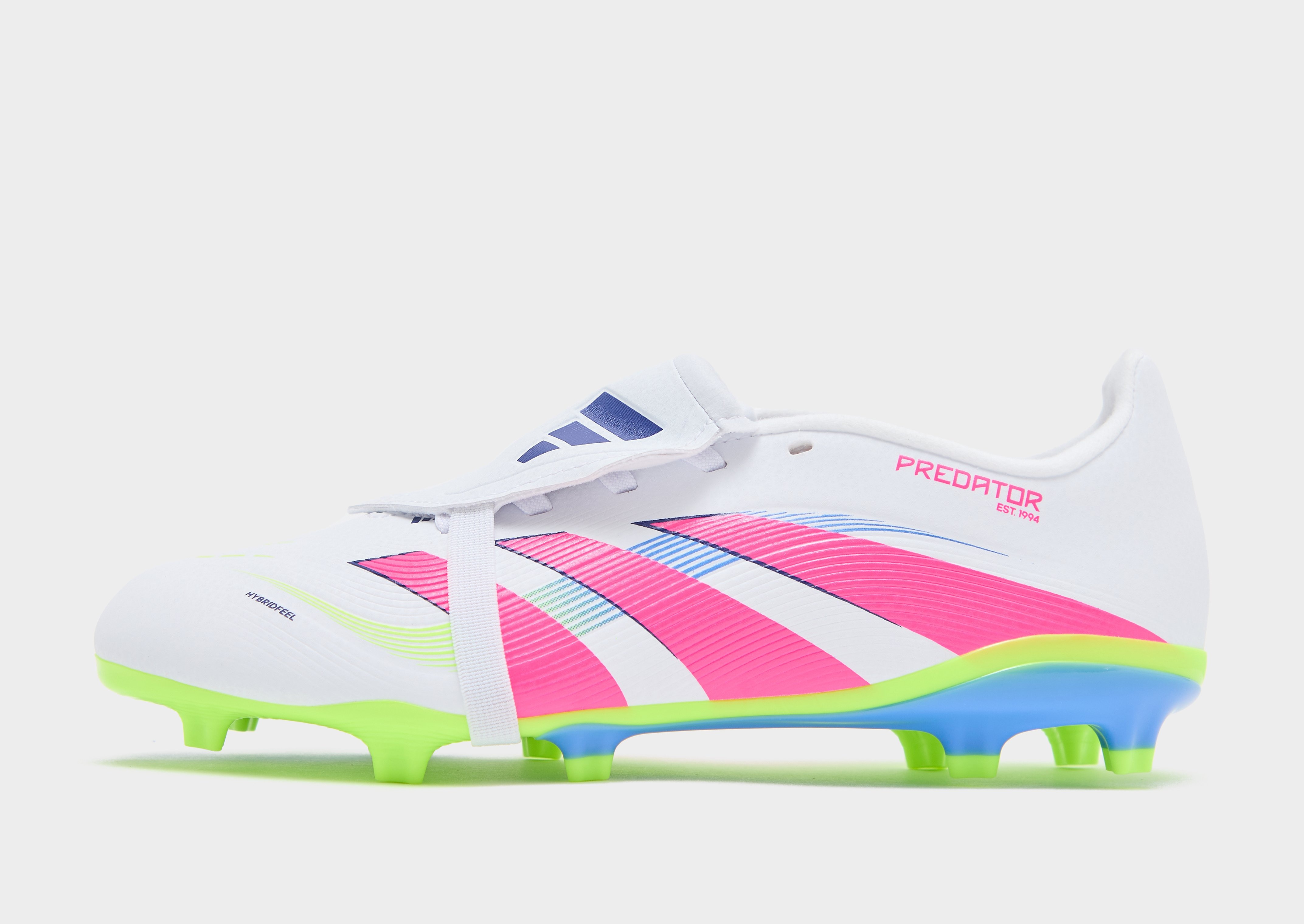 White adidas Predator League Fold-over Tongue Fg Junior - JD Sports