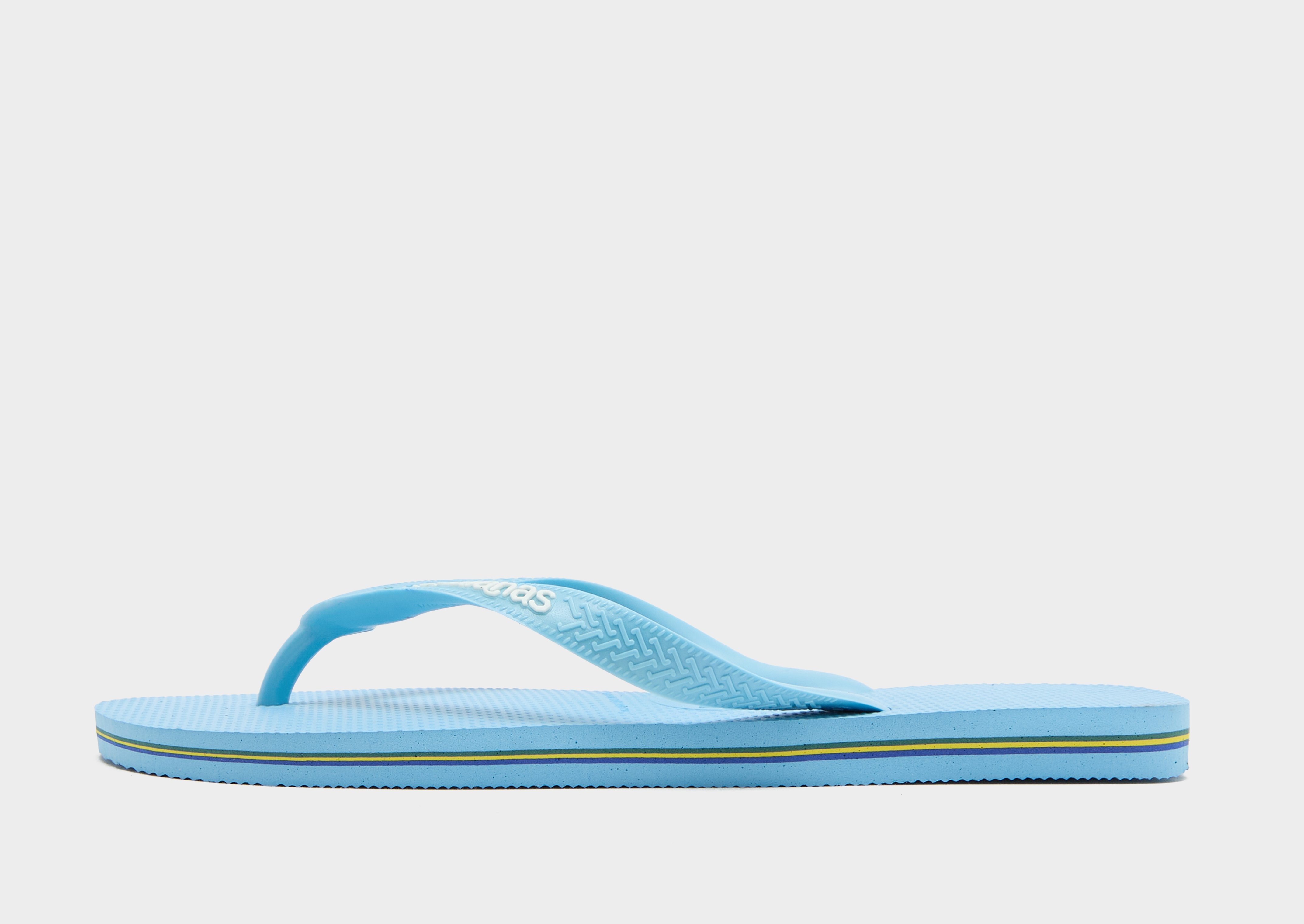Blue Havaianas Brazil Logo Flip Flops - JD Sports Global