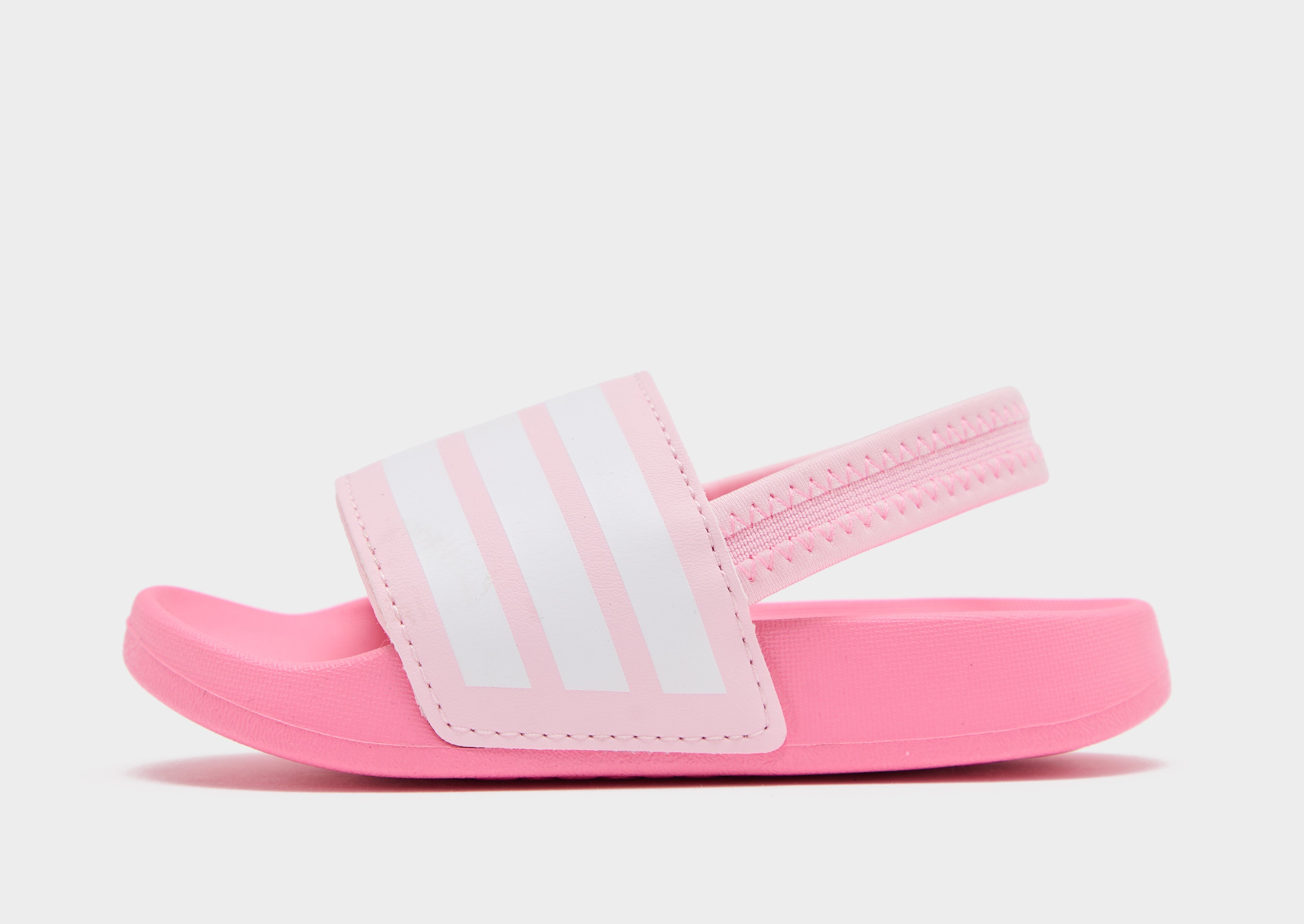 Pink adidas Adilette Estrap Slides Infant | JD Sports