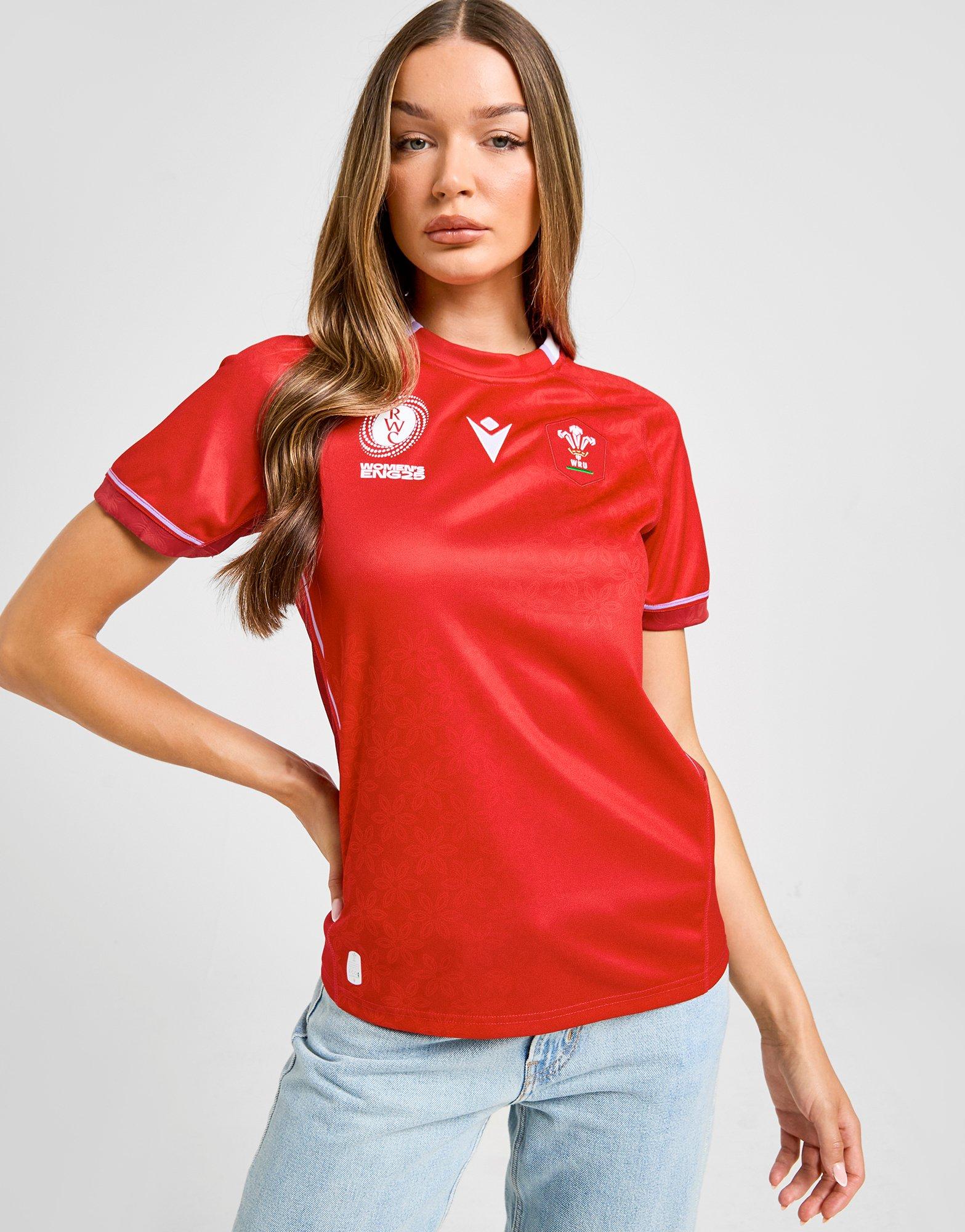 Red Macron Welsh Rugby 2025/26 Wrwc Shirt Women's - JD Sports