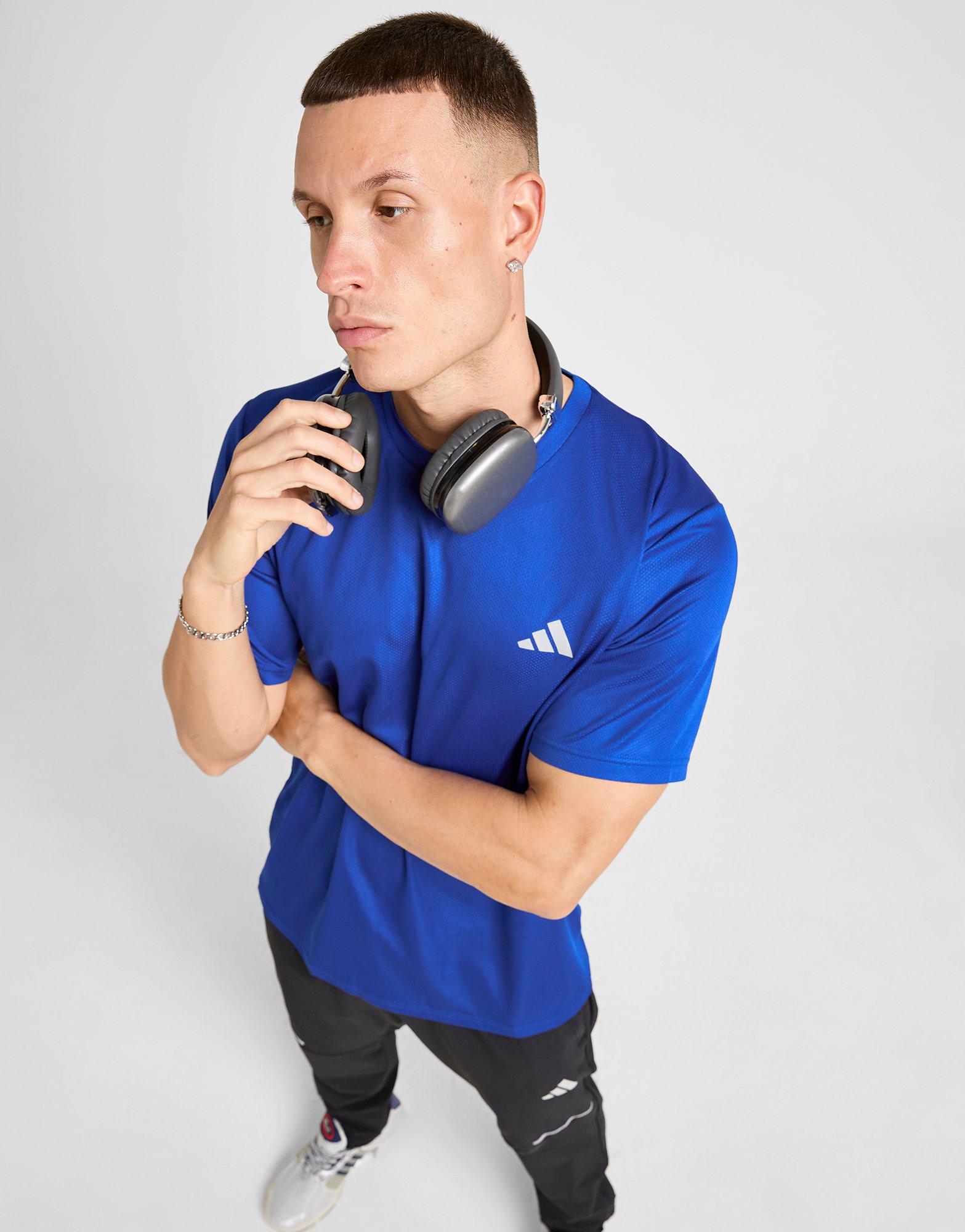 Blue adidas Training Essential T-shirt - JD Sports Australia