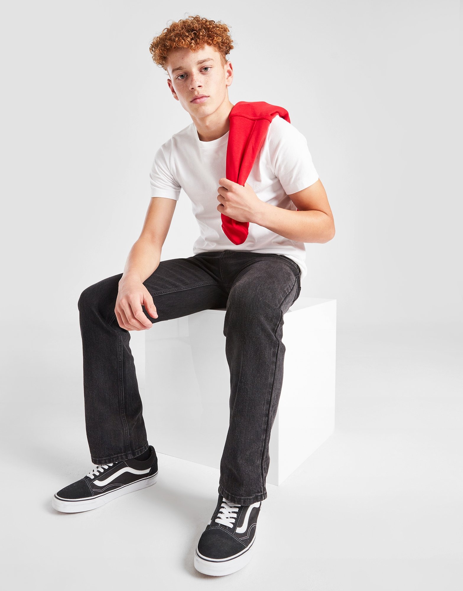 Black LEVI'S Straight Jeans Junior | JD Sports UK