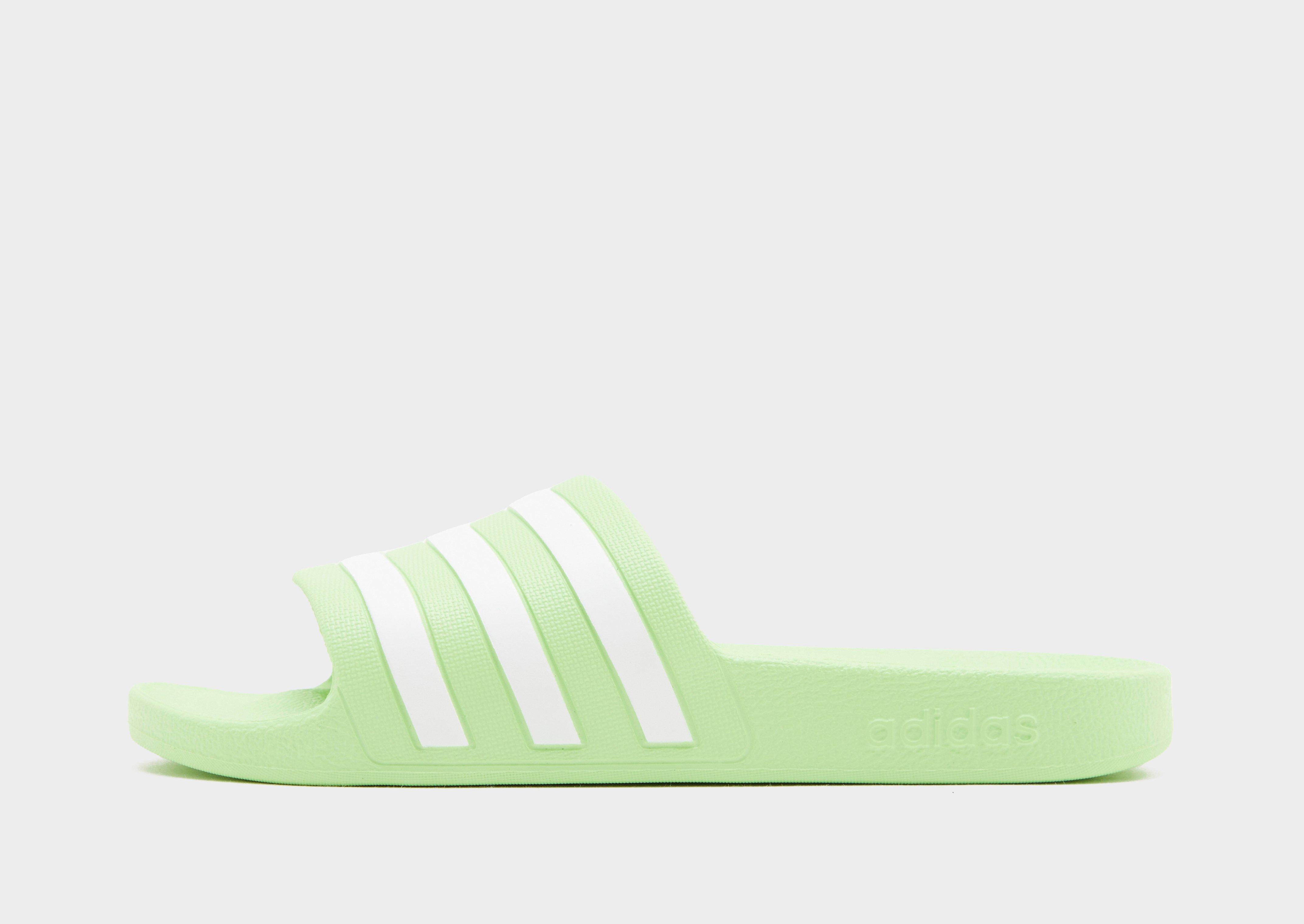 Green adidas Adilette Aqua - JD Sports