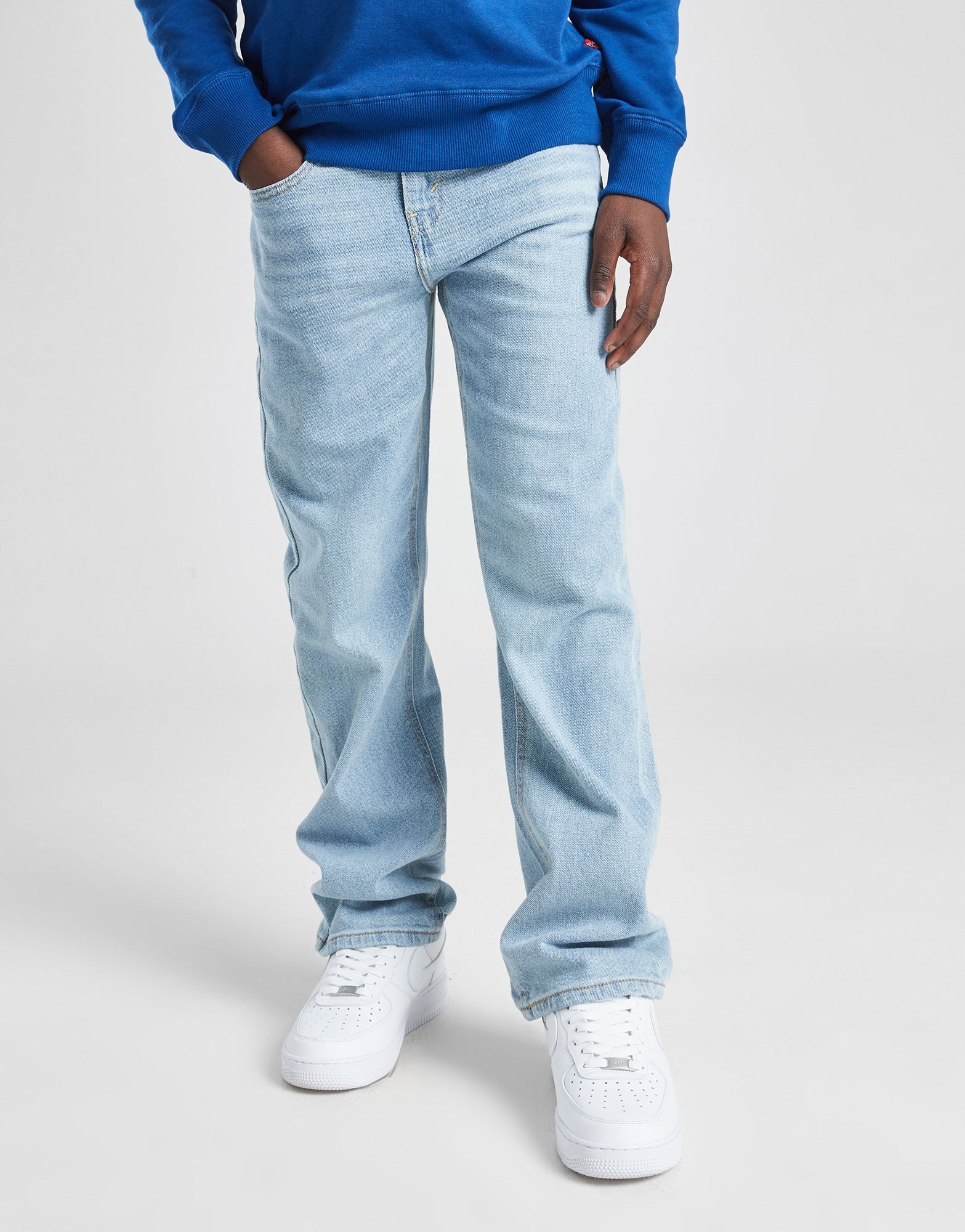 Blue LEVI'S Straight Jeans Junior - JD Sports Ireland