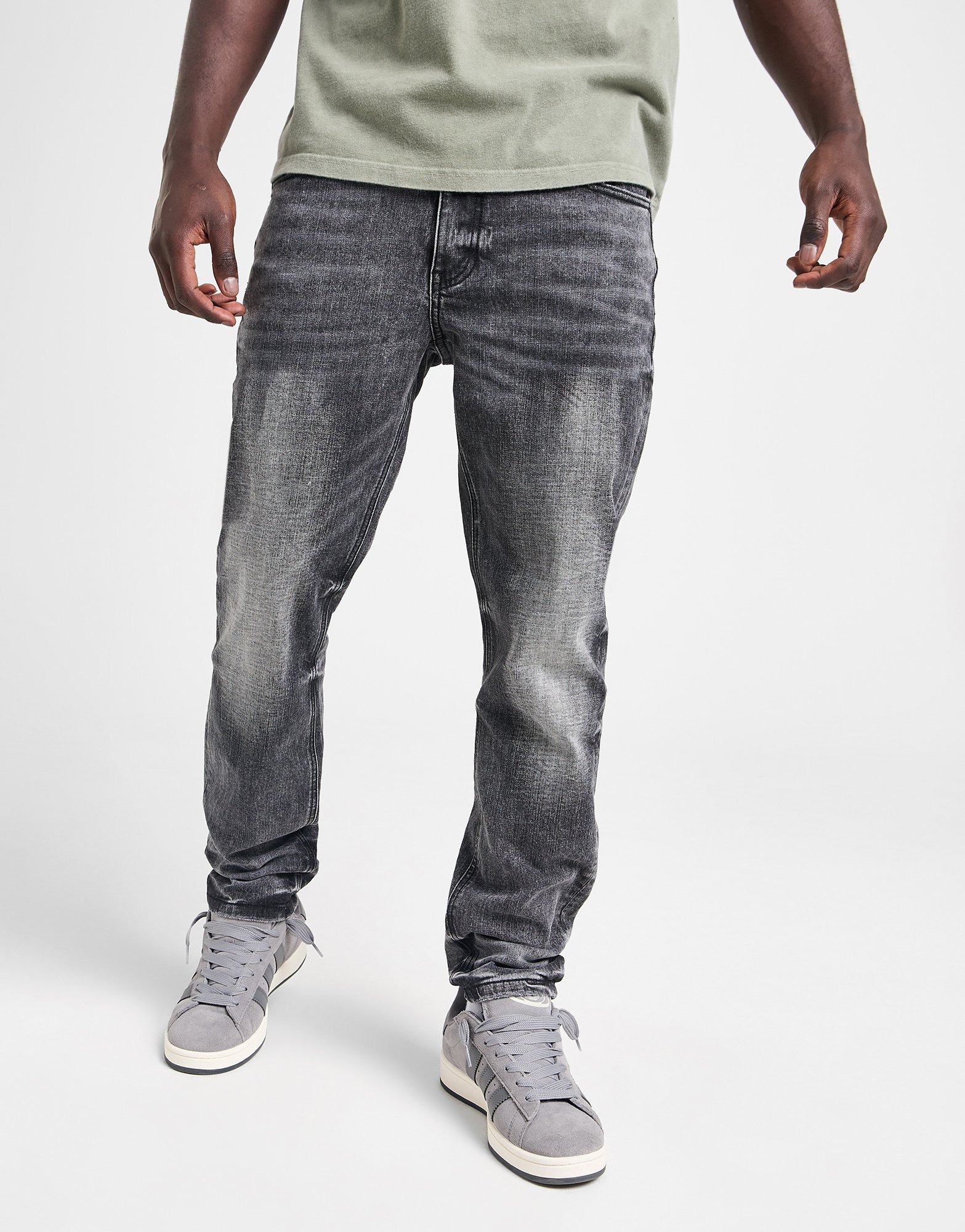 Blue Supply & Demand Washed Core Slim Jeans - JD Sports NZ