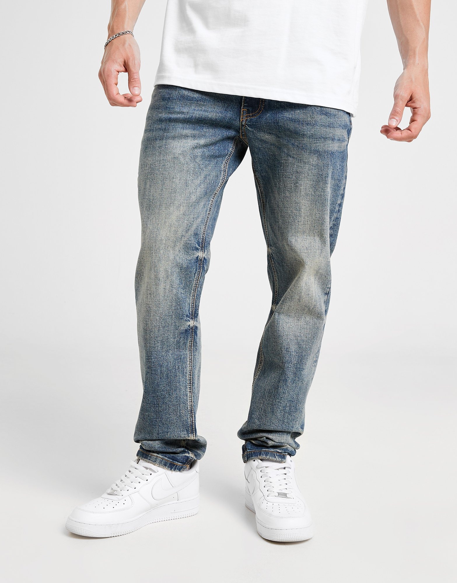 Blue Supply & Demand Washed Core Slim Jeans - JD Sports Global