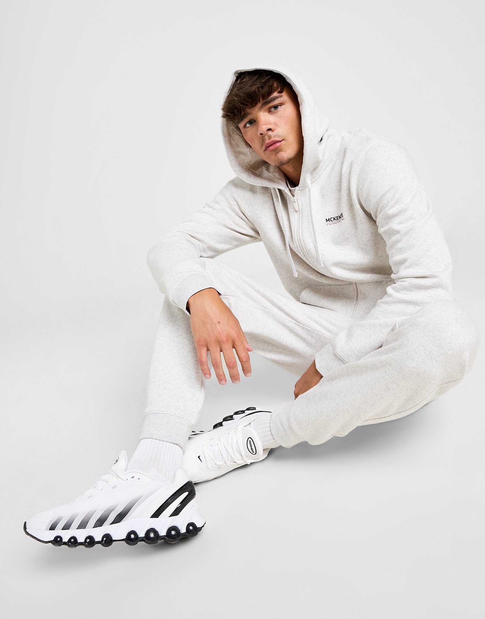 Grey McKenzie Essential Full Zip Hooded Tracksuit - JD Sports NZ