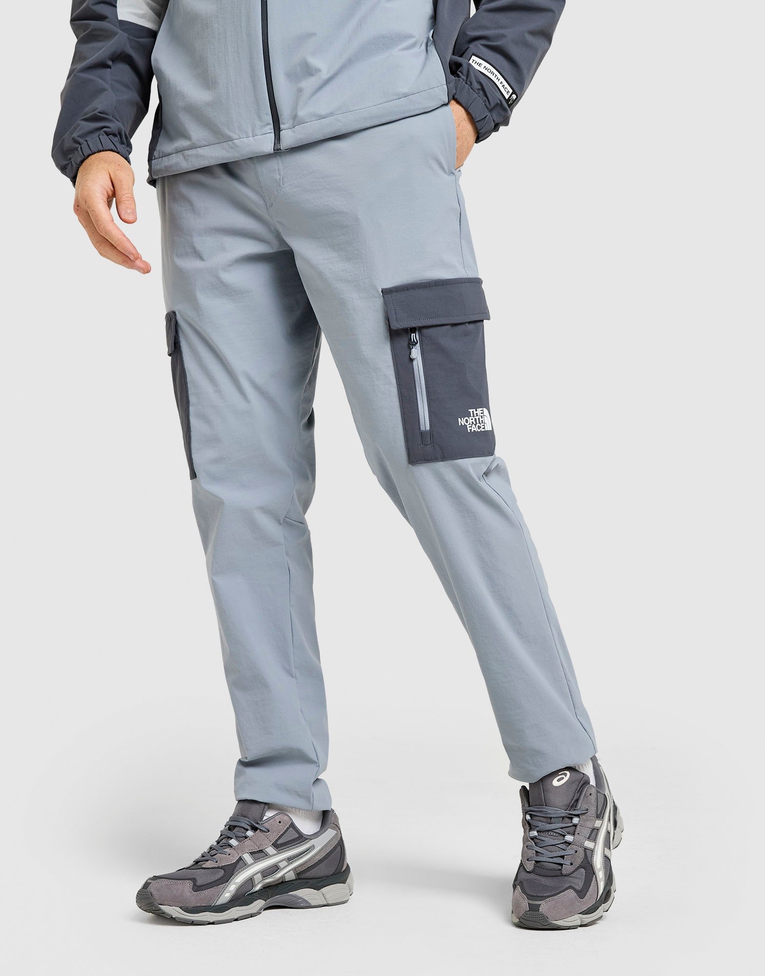 Grey The North Face Trishull Zip Cargo Track Pants | JD Sports UK