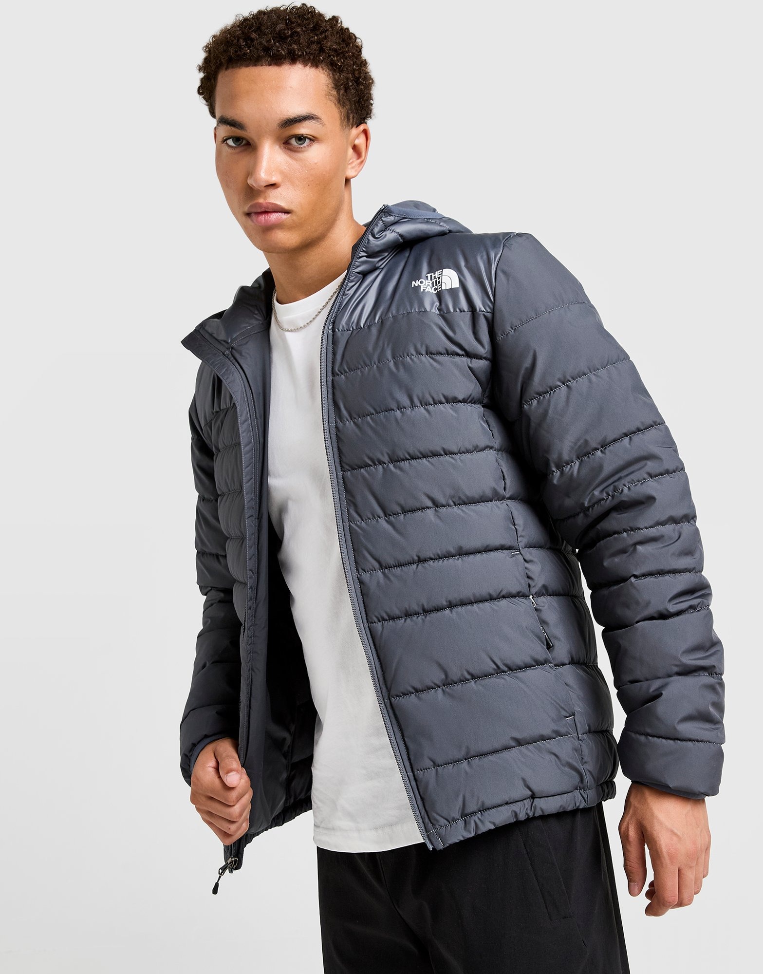 Grey The North Face Lungern Padded Jacket | JD Sports UK