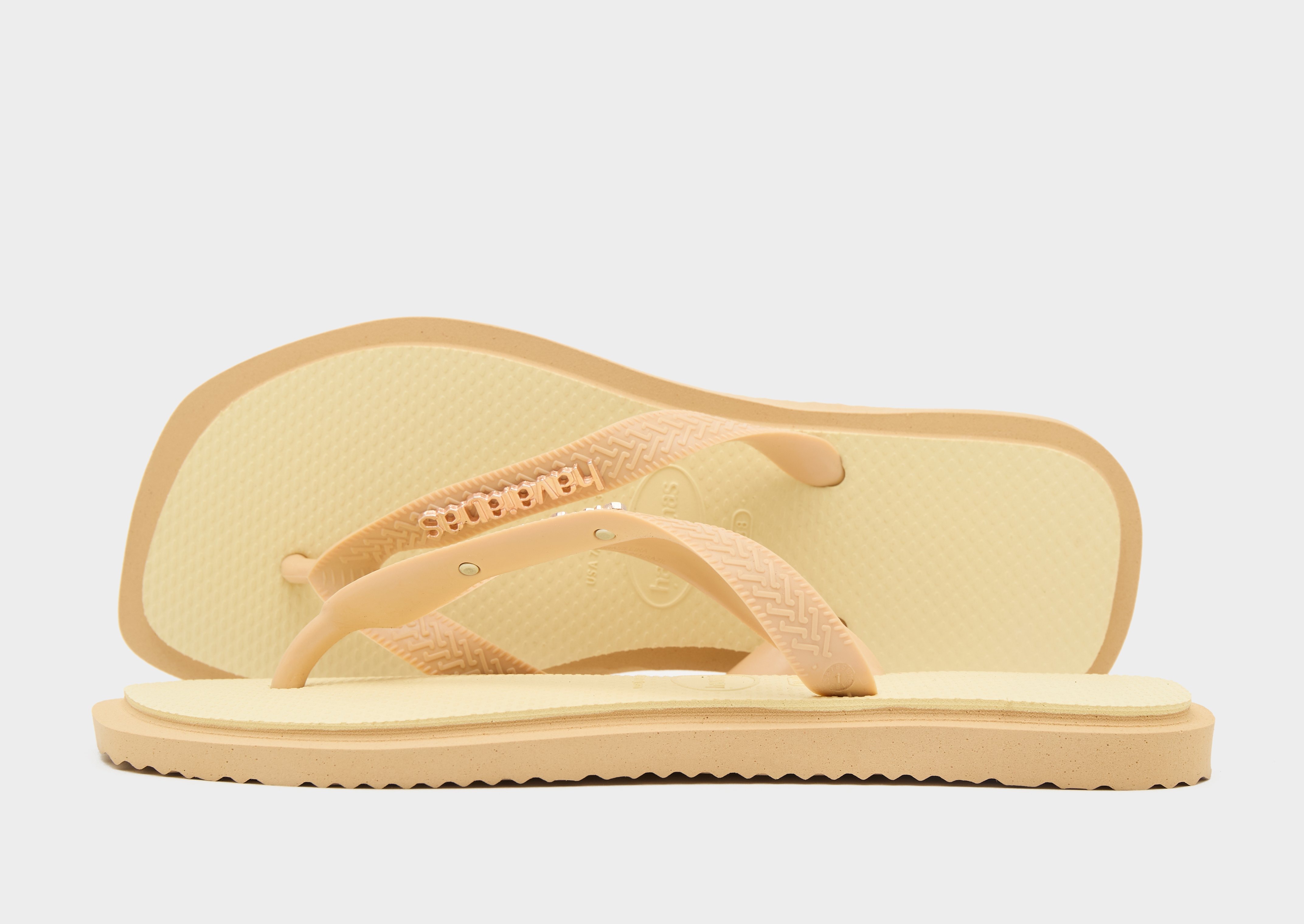 Brown Havaianas Square Fusion Flip Flops Women's - JD Sports Ireland