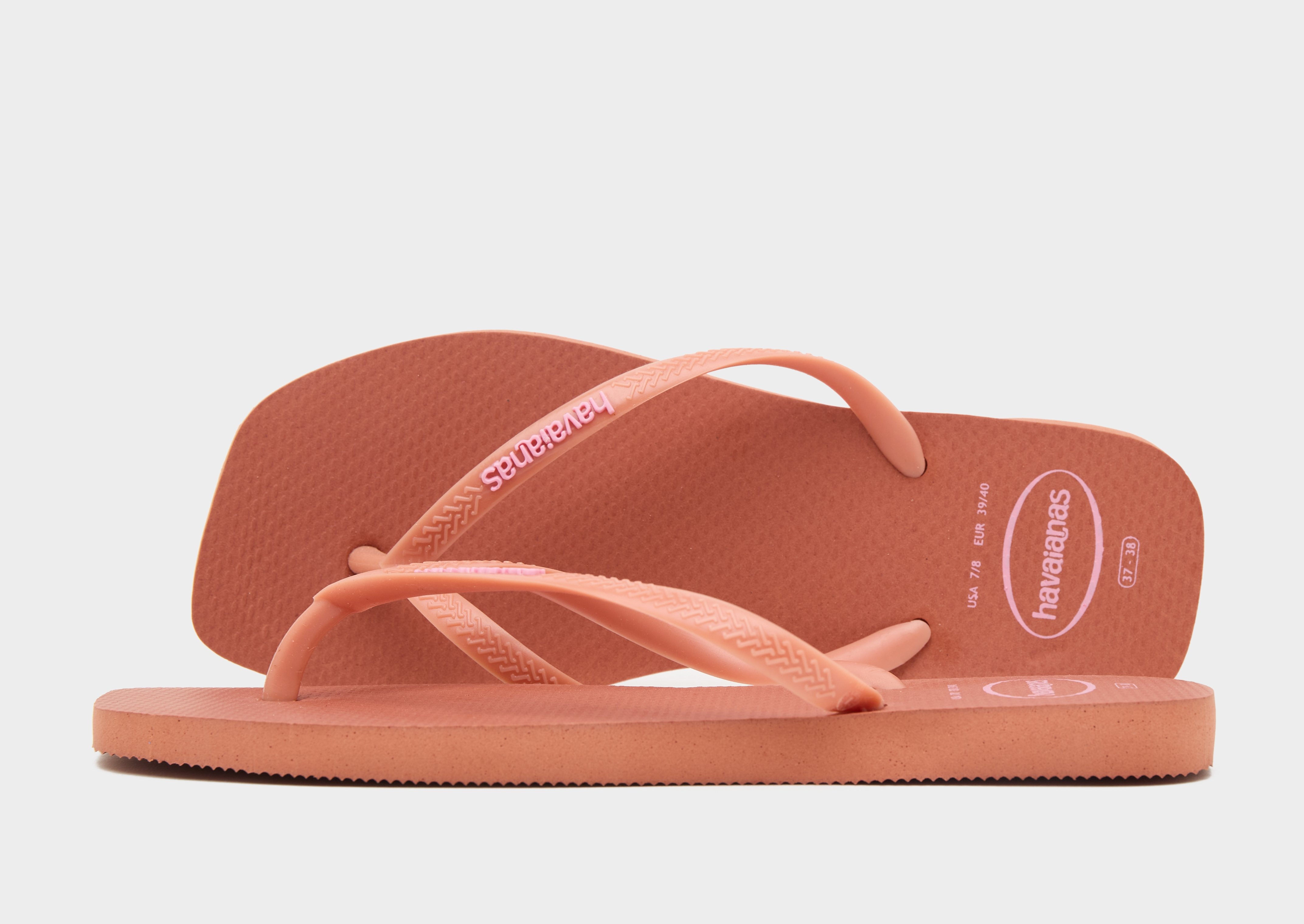 Havaianas Slim Square Flip Flops Women's Rosa - JD Sports Deutschland