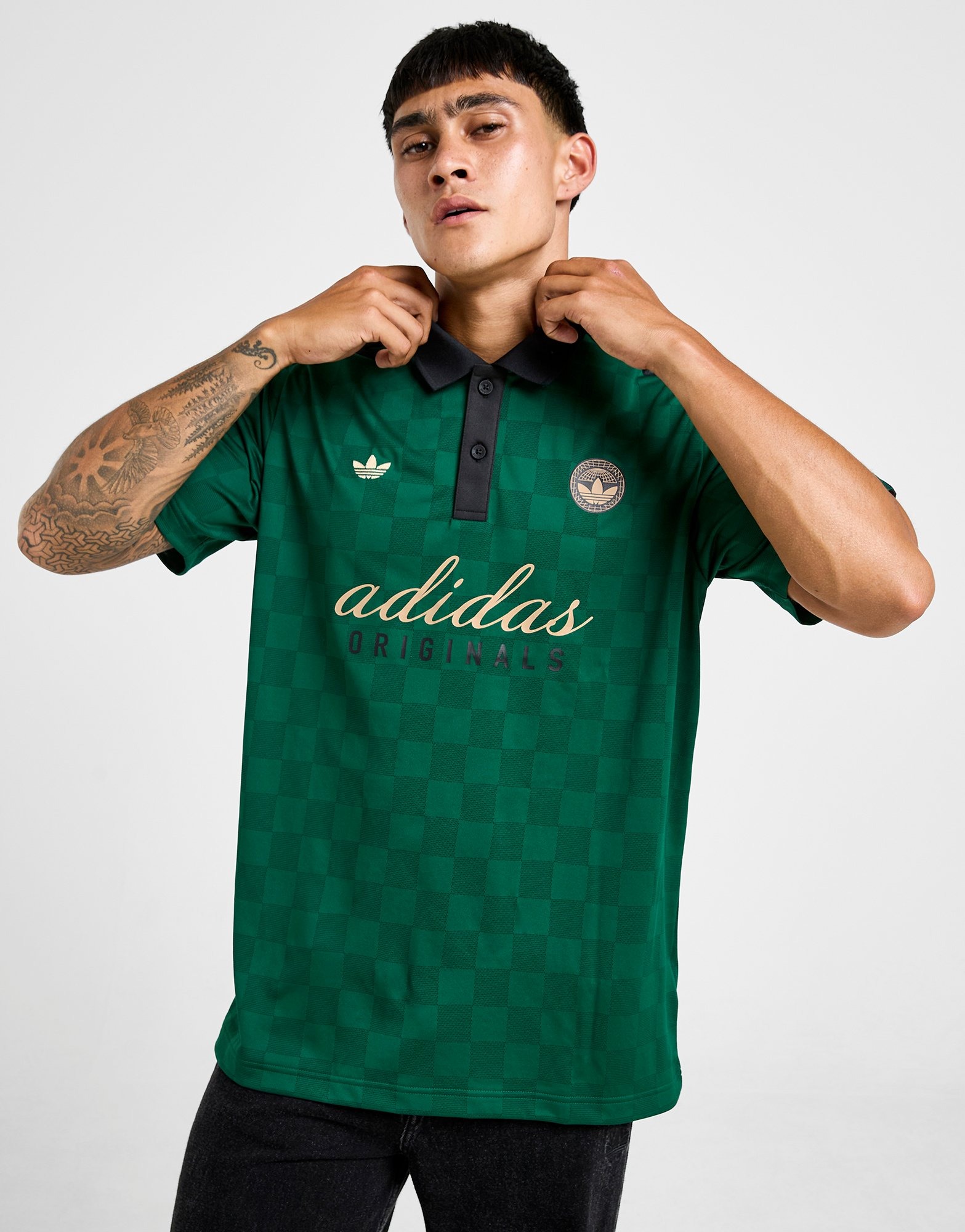 adidas Originals T-shirt script football Vert- JD Sports France