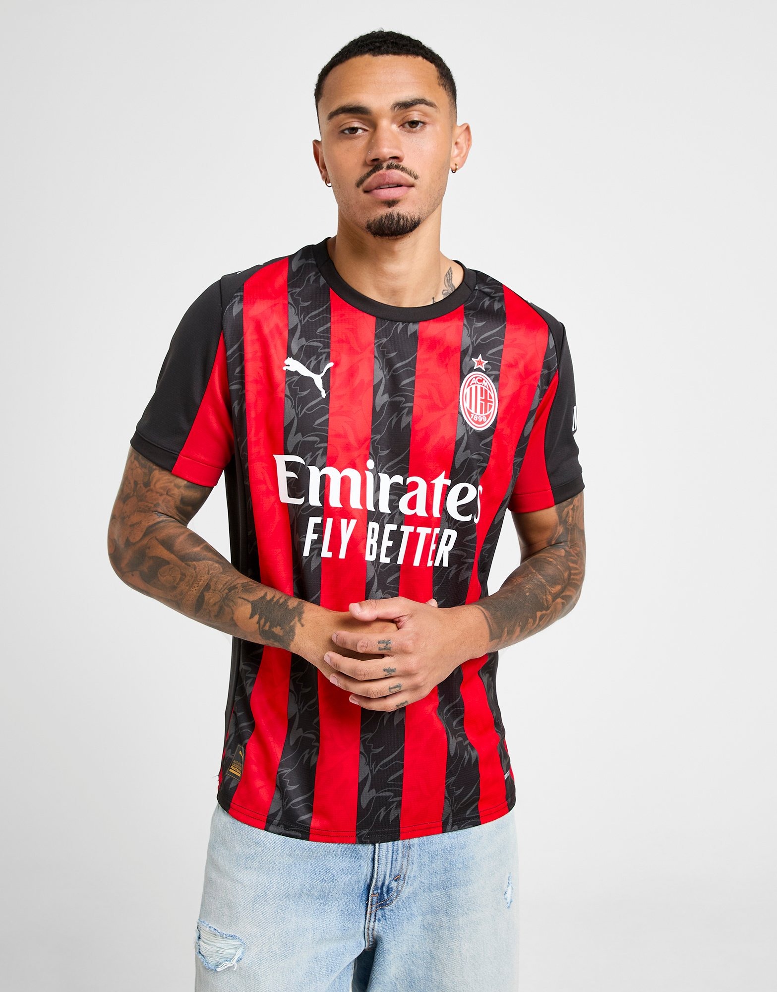 PUMA Maillot Domicile AC Milan 2025/26 Rouge- JD Sports France