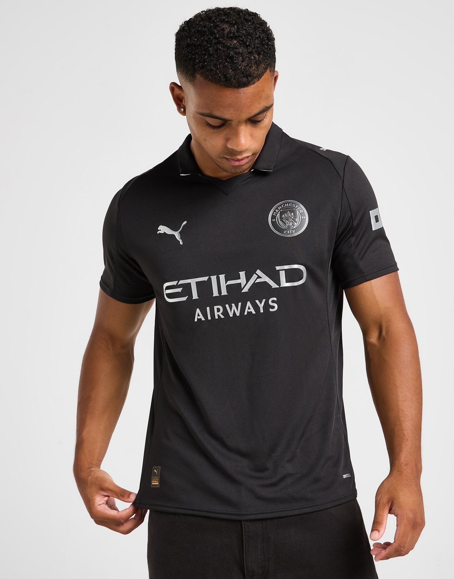 Black PUMA Manchester City FC 2025/26 Away Shirt - JD Sports Ireland