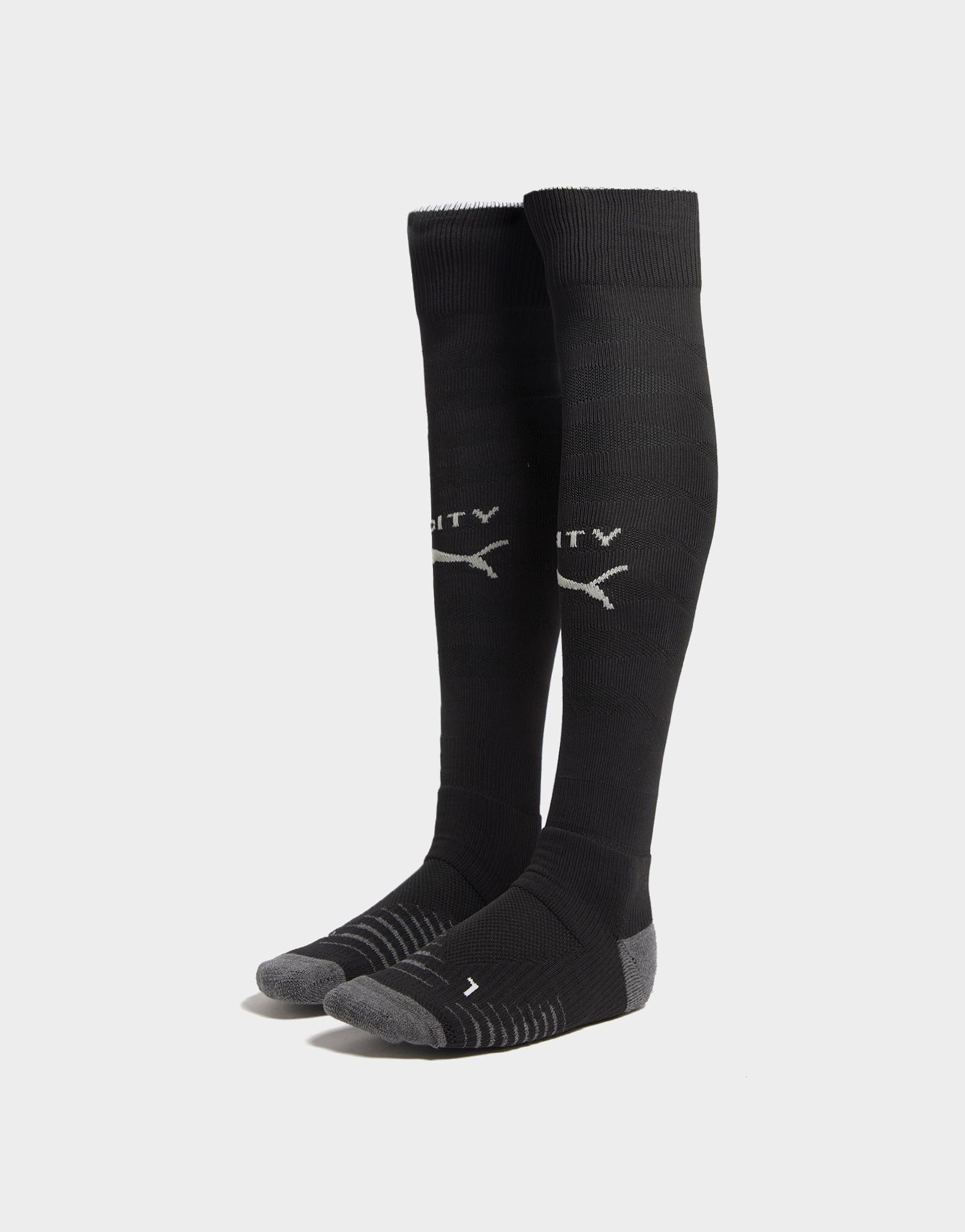 Black PUMA Manchester City FC 2025/26 Away Socks - JD Sports België