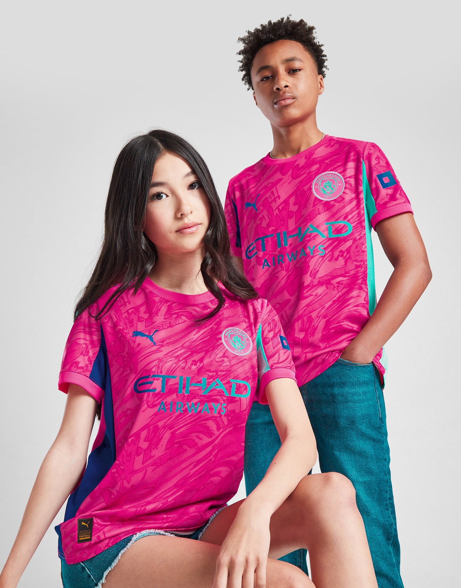 Pink PUMA Manchester City Fc 2025/26 Goalkeeper Shirt Junior - JD ...