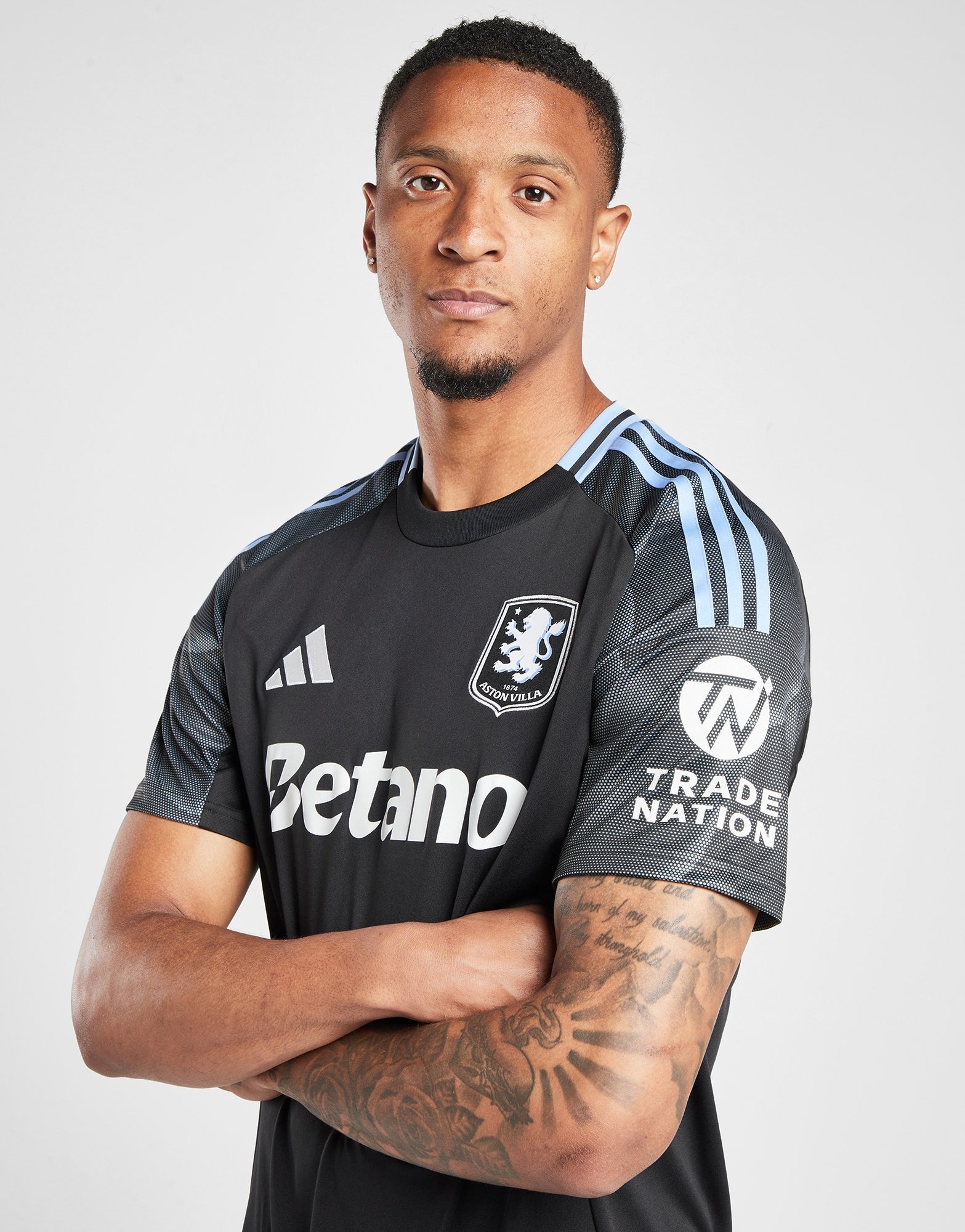 adidas Camiseta Aston Villa FC 2025/26 segunda equipación en Negro - JD ...