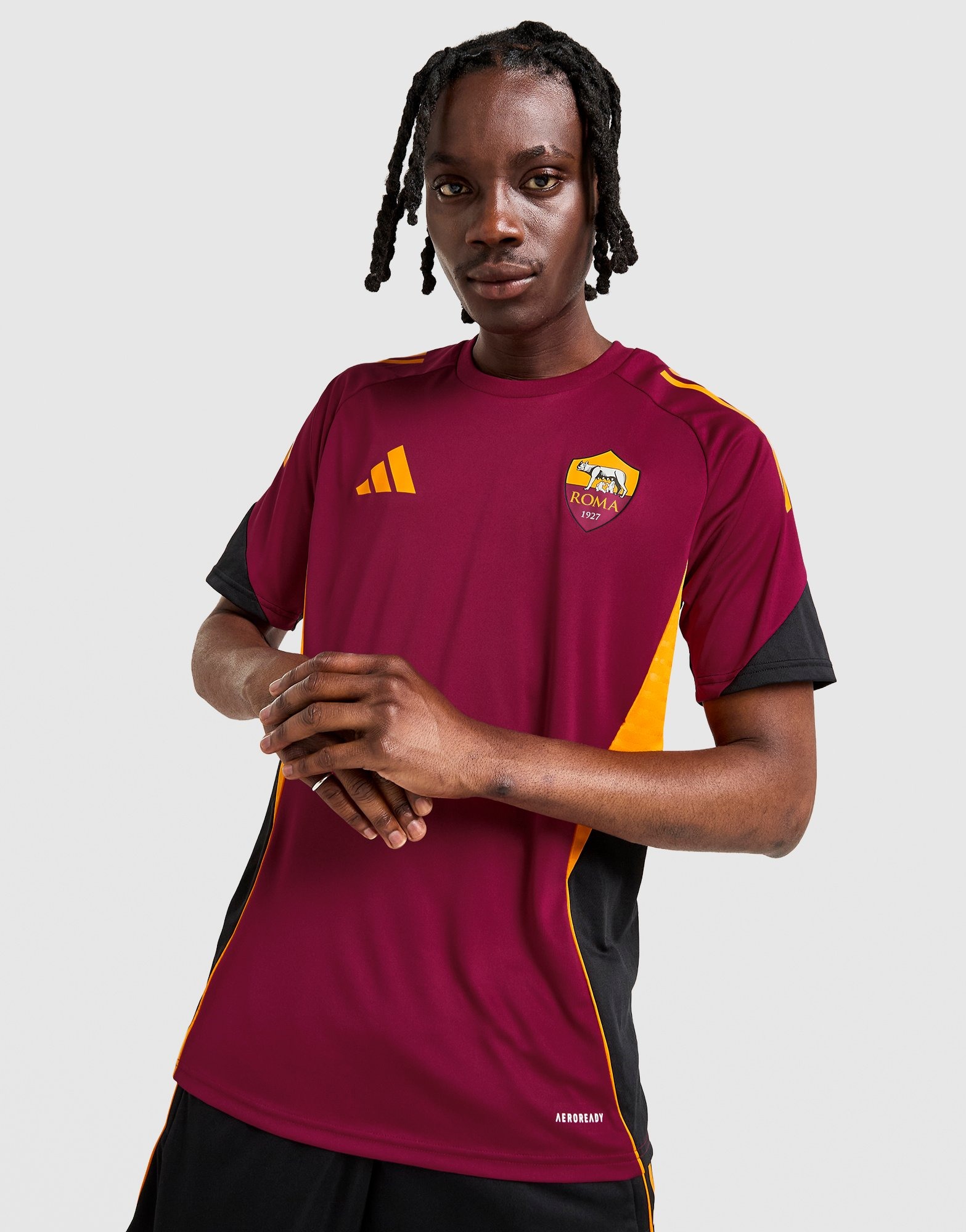 Red adidas AS Roma Training Shirt | JD Sports UK