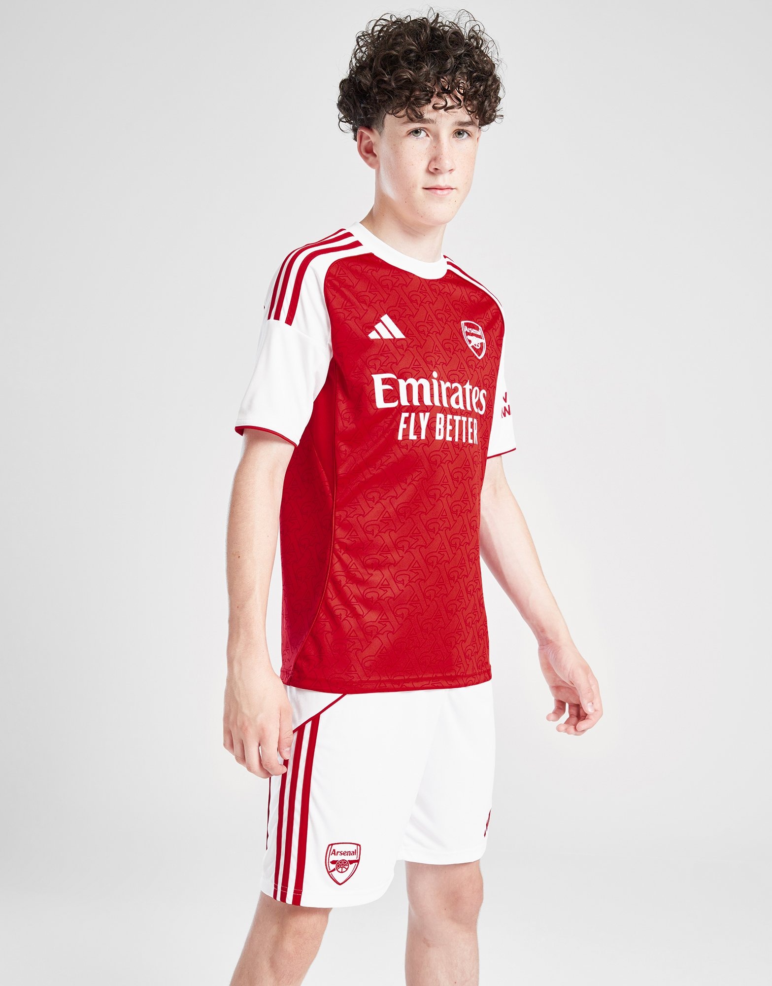 White adidas Arsenal Fc 2025/26 Home Shorts Junior - JD Sports NZ