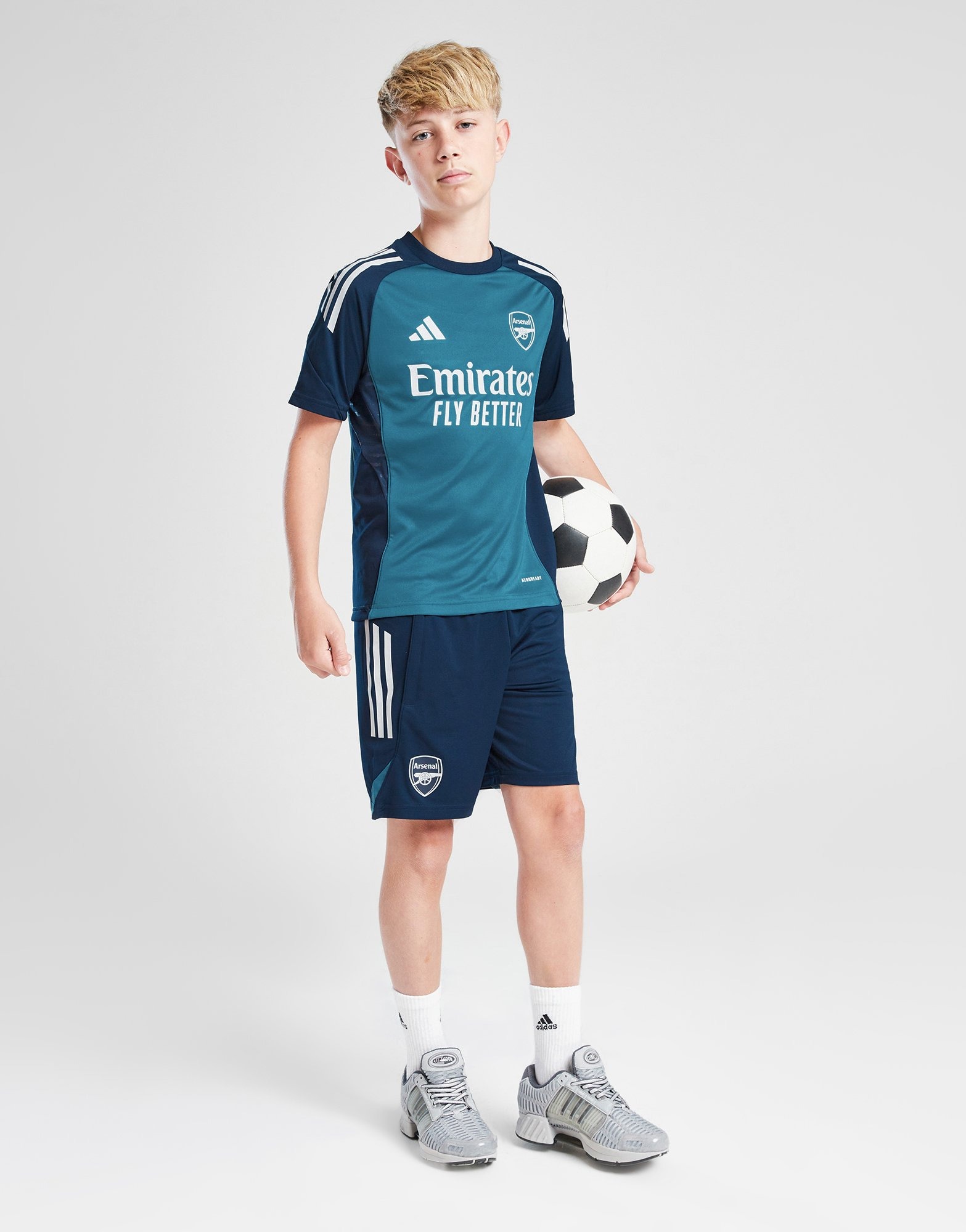 Blue adidas Arsenal FC Training Shorts Junior - JD Sports Global