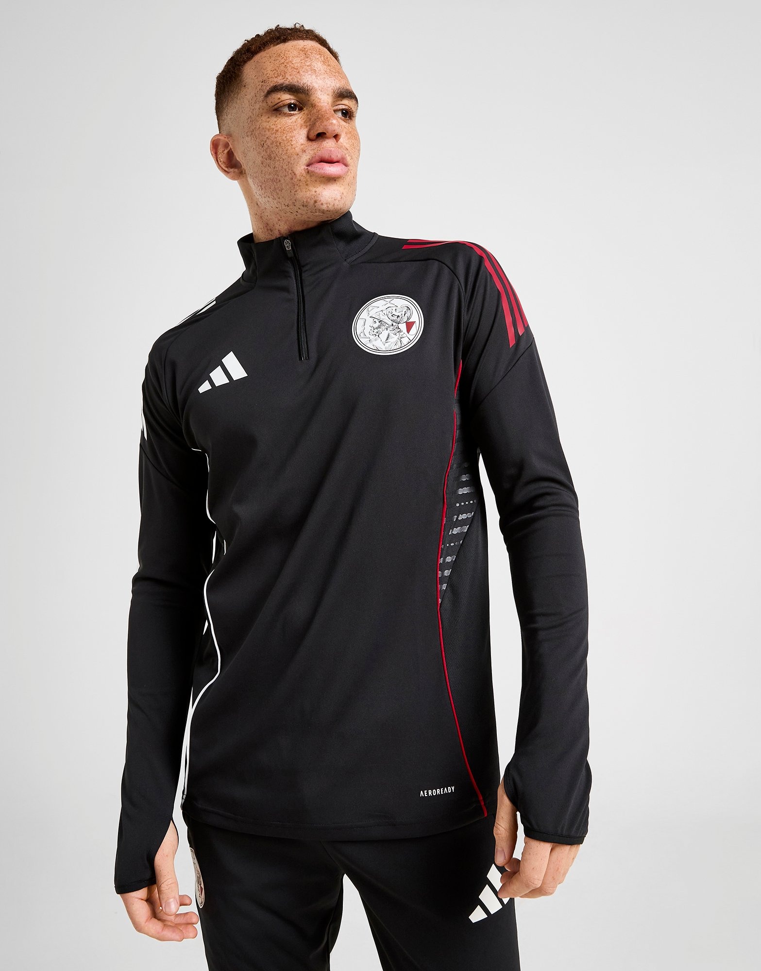 Black adidas Ajax Training Track Top - JD Sports Global
