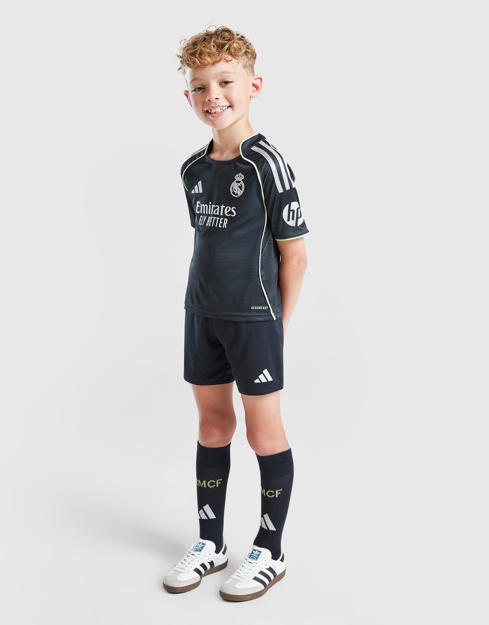 Blue adidas Real Madrid 2025/26 Away Kit Children - JD Sports Global