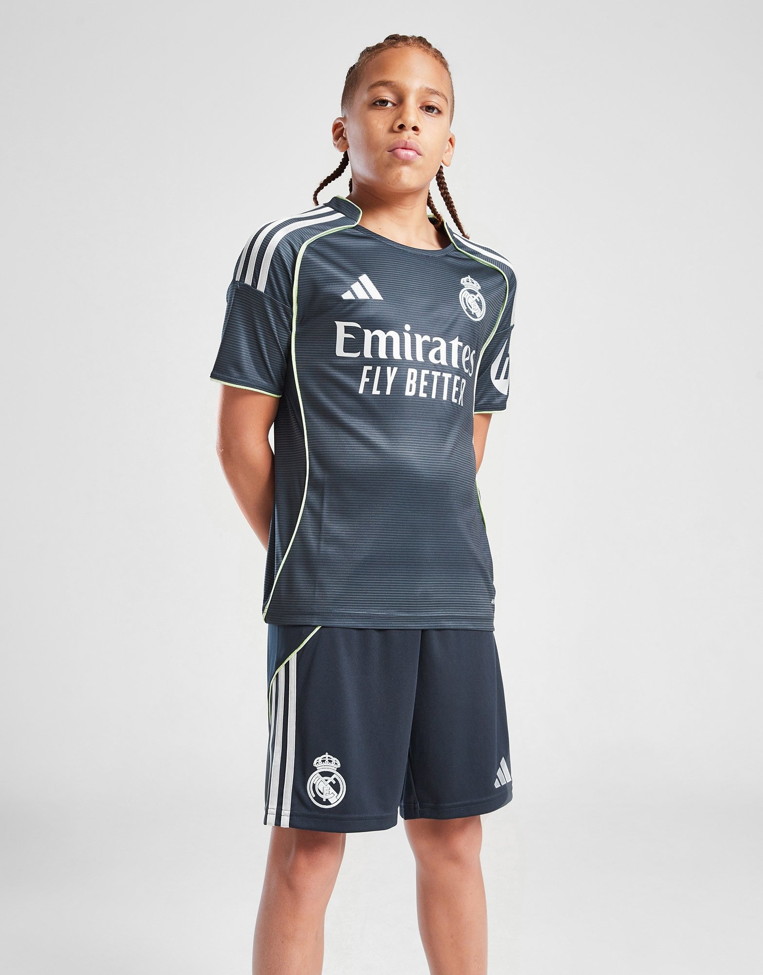 Sininen adidas Real Madrid 2025/26 Away Shorts Junior - JD Sports Finland