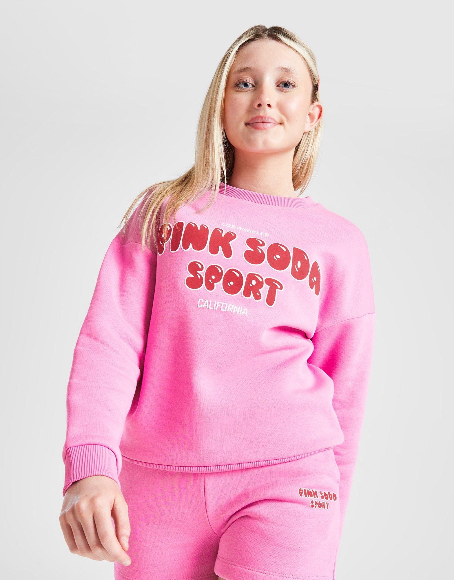 Pink Pink Soda Sport Girls' Ripple Crew Sweatshirt Junior - JD Sports