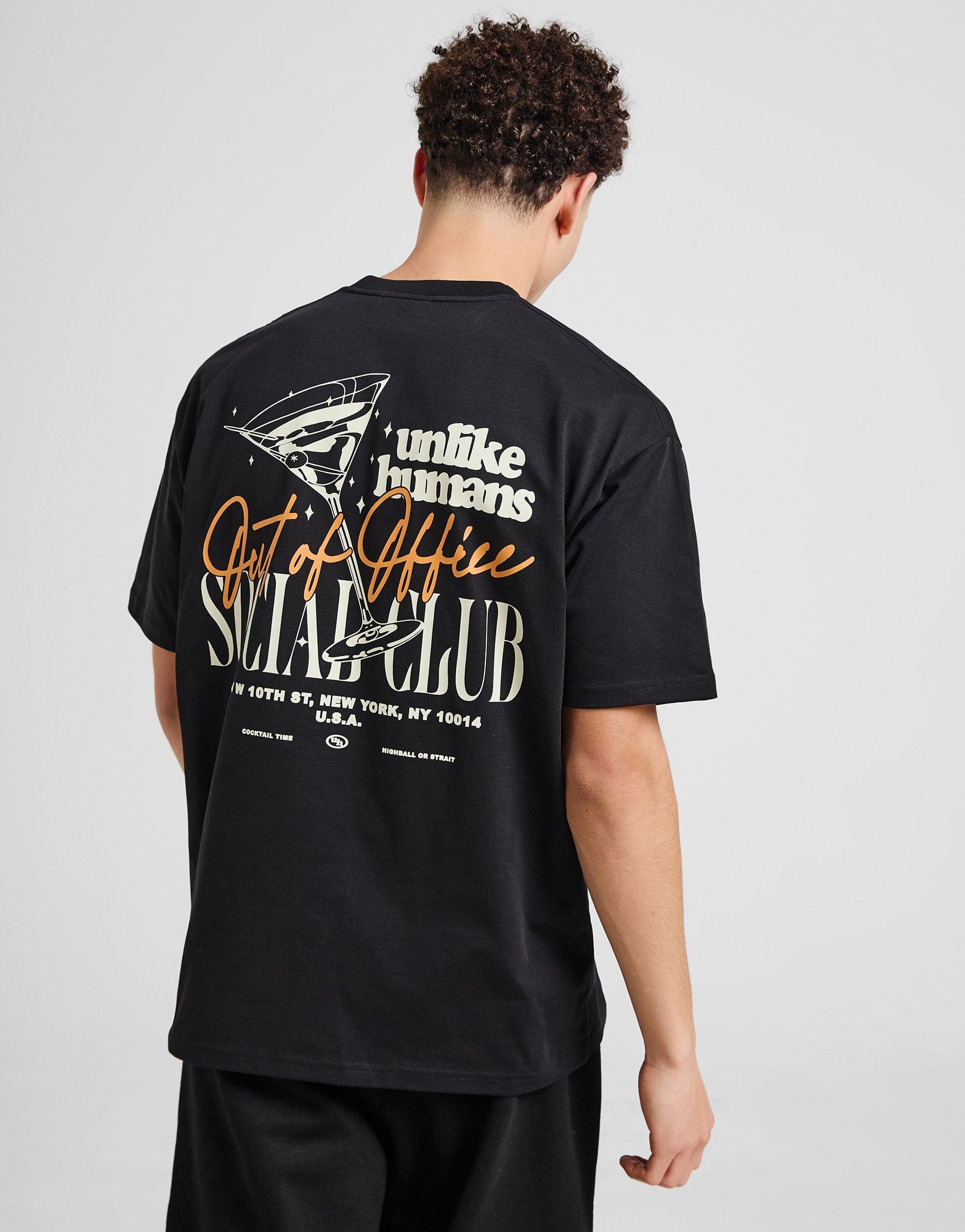 Black Unlike Humans Cocktail T-Shirt - JD Sports