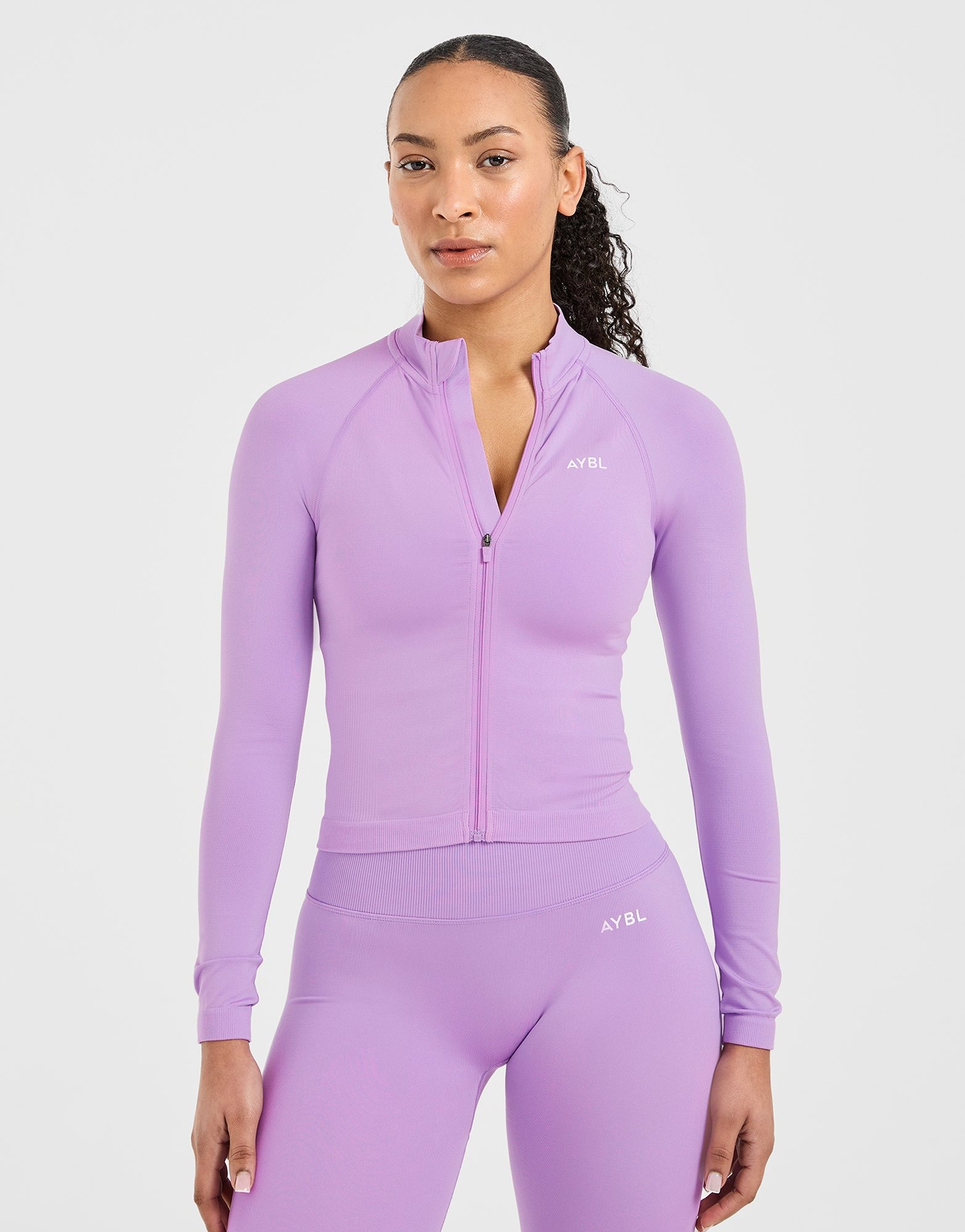 Purple AYBL Adapt Seamless Full Zip Top - JD Sports Global