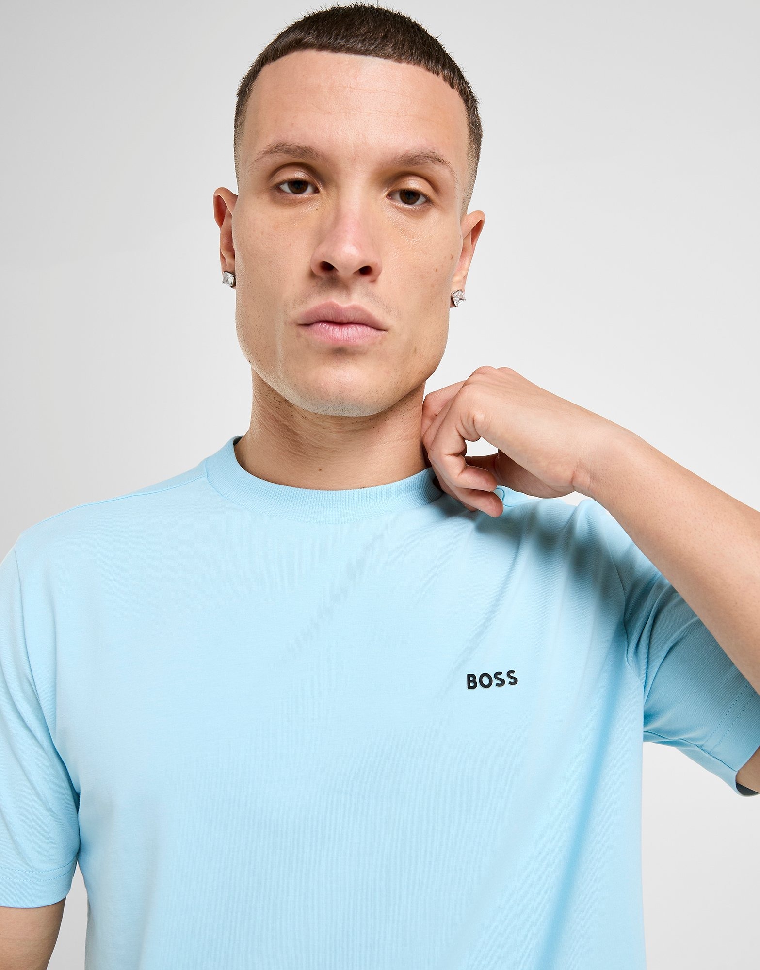 BOSS T-shirt Core Homme Bleu- JD Sports France