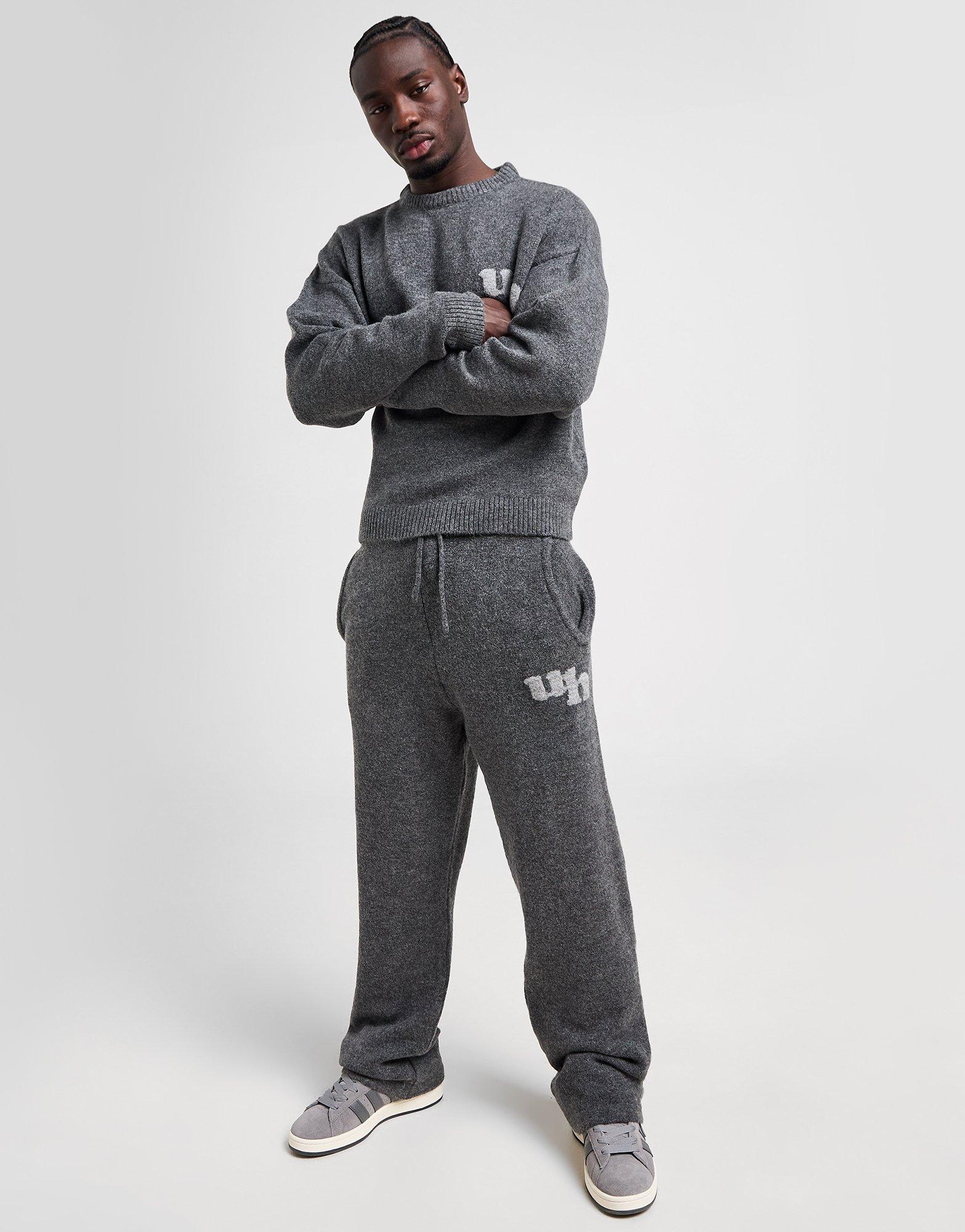 Grey Unlike Humans Fuzzy Joggers | JD Sports UK