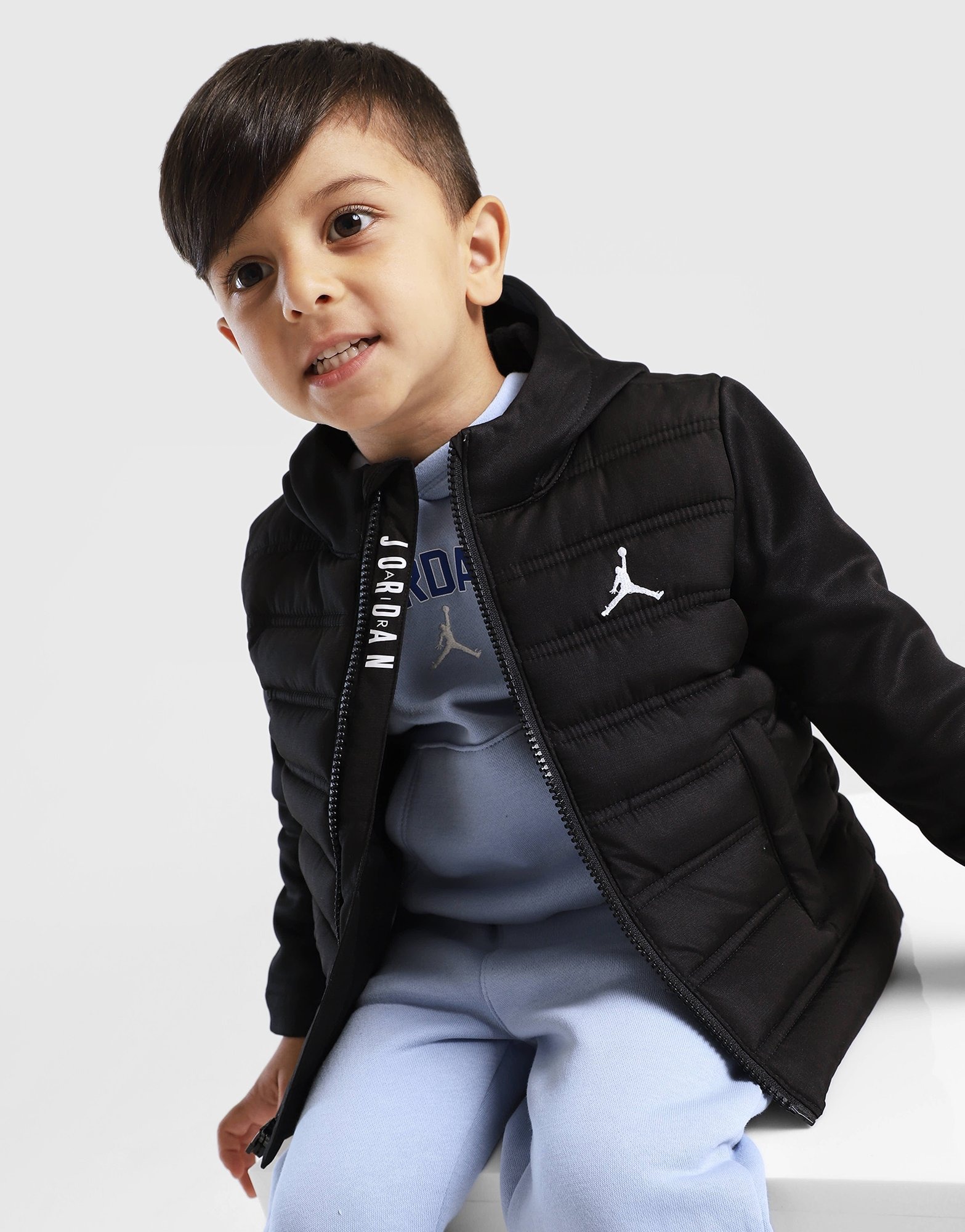 Black Jordan Hybrid Jacket Infant | JD Sports UK
