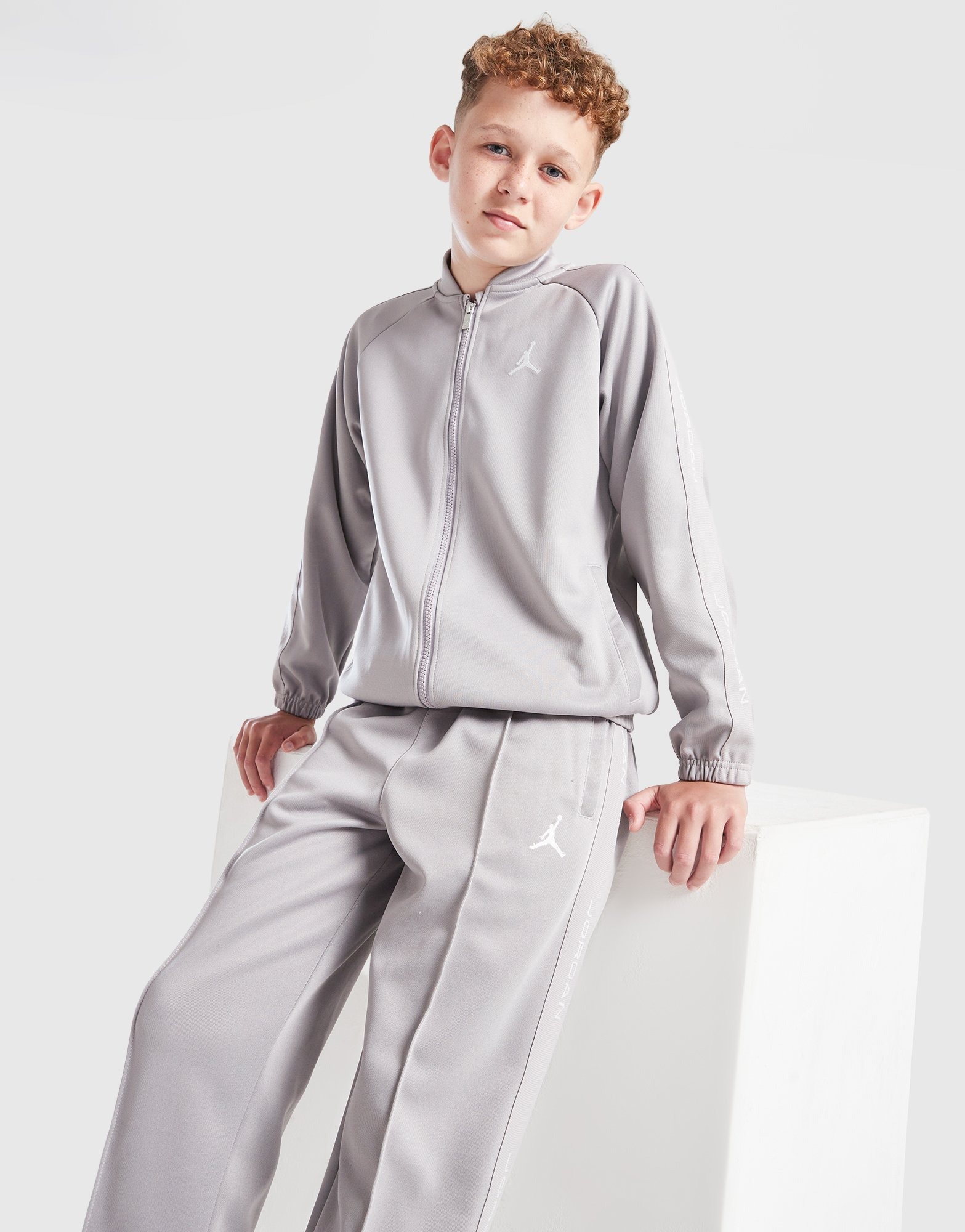 Jordan Ensemble de survêtement en polyester Junior Gris- JD Sports France