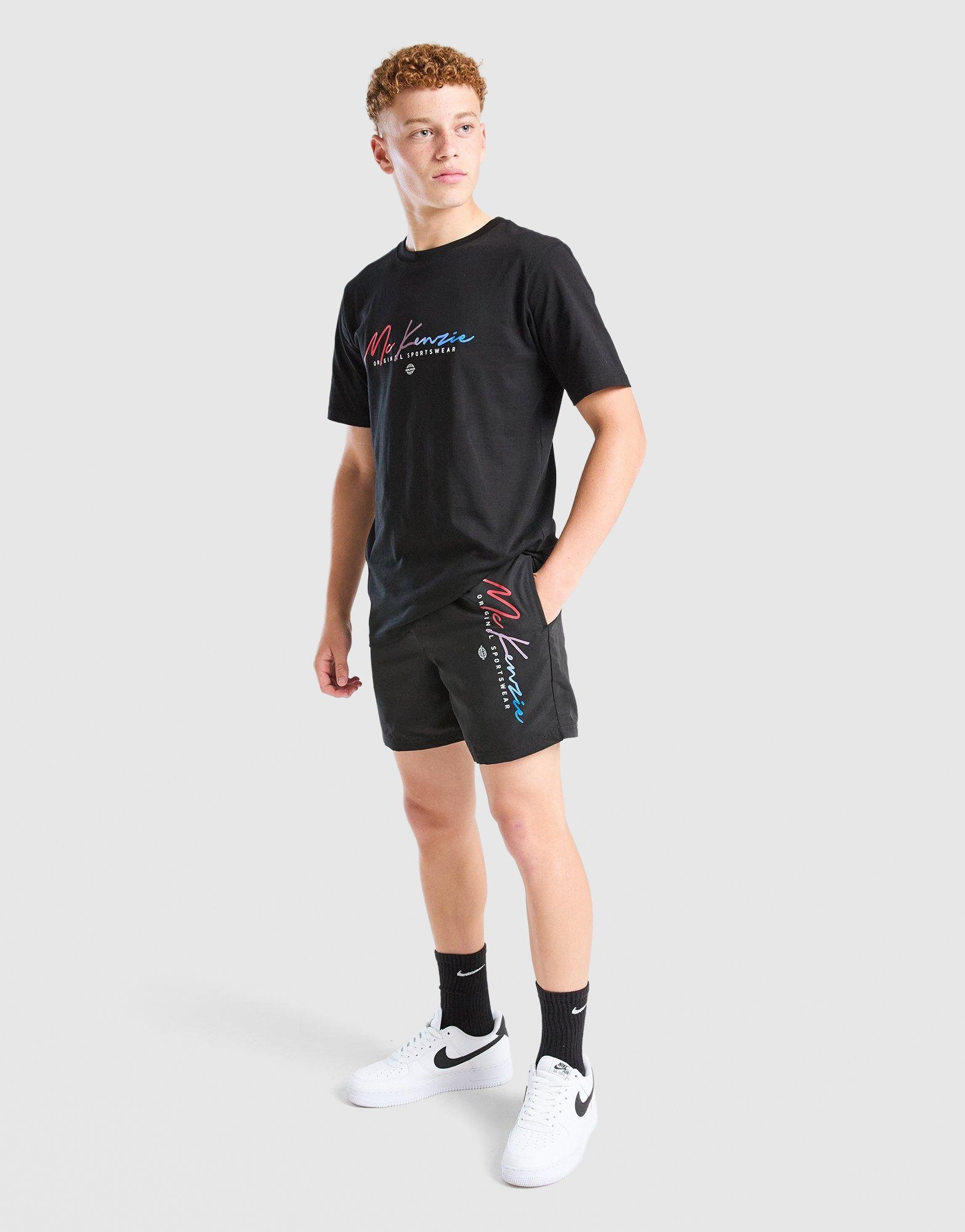Black McKenzie Shadows Swim Shorts Junior - JD Sports Australia