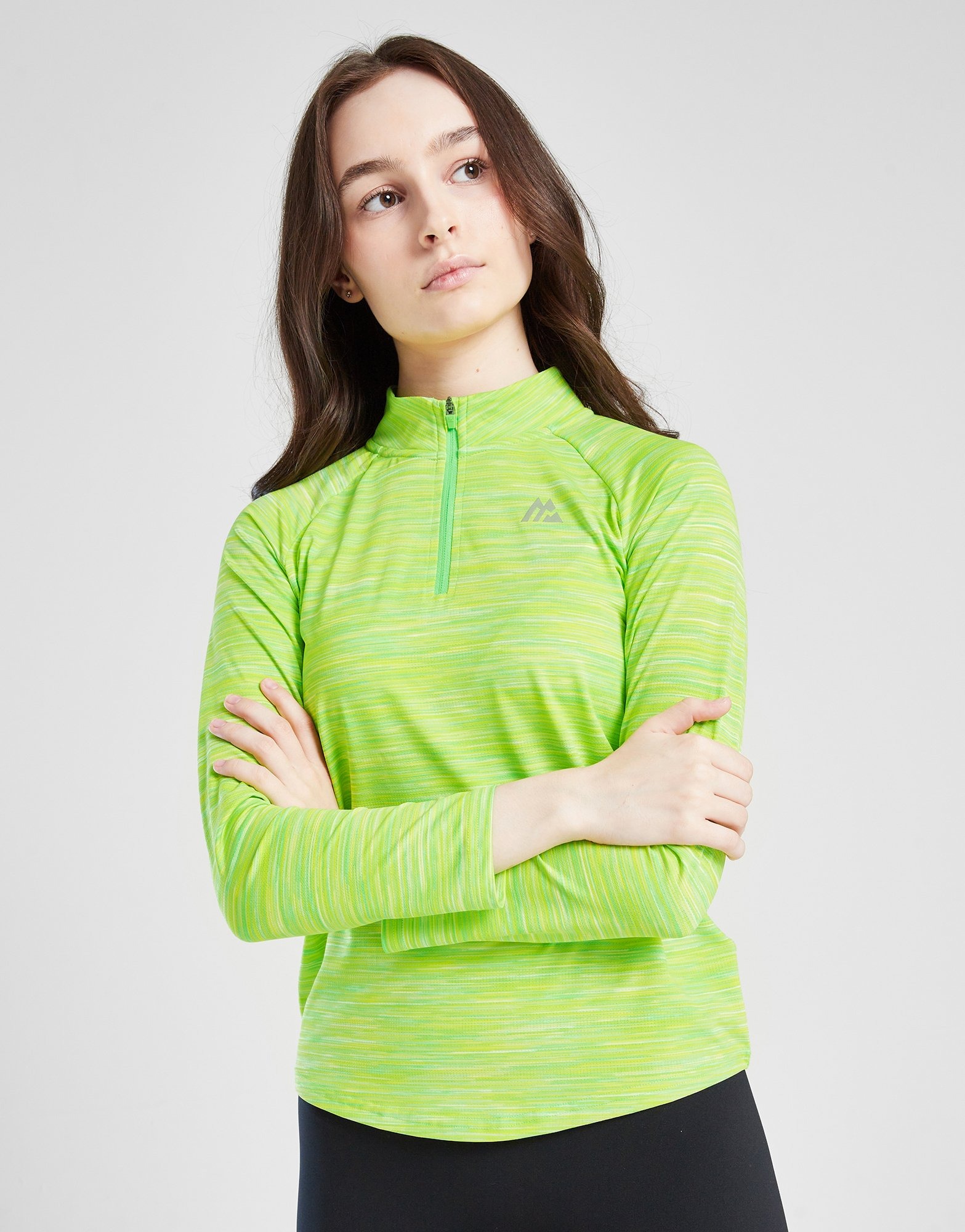 Green MONTIREX Girls' Trail 1/2 Zip Top Junior - JD Sports Sverige