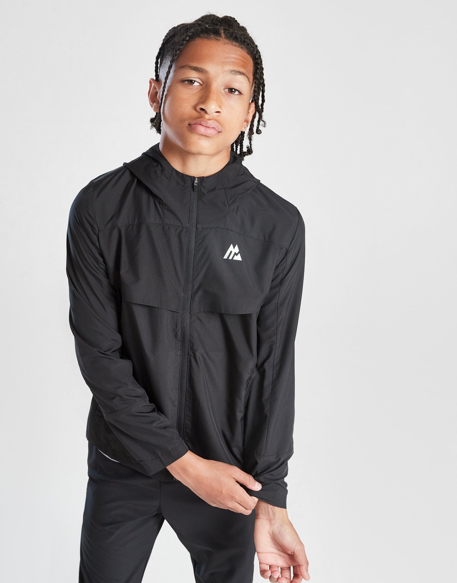 MONTIREX Delta Windbreaker Jacket Junior in Nero - JD Sports Italia