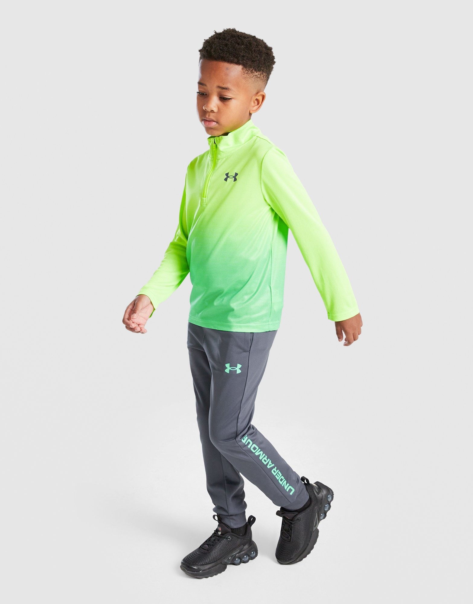 Meerkleurig Under Armour Tech Fade 1/4 Zip Tracksuit Children - JD ...
