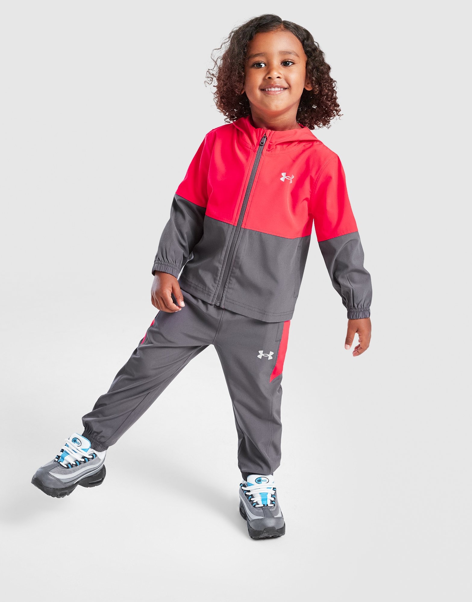Red Under Armour Vanish Colour Block Woven Tracksuit Infant - JD Sports ...