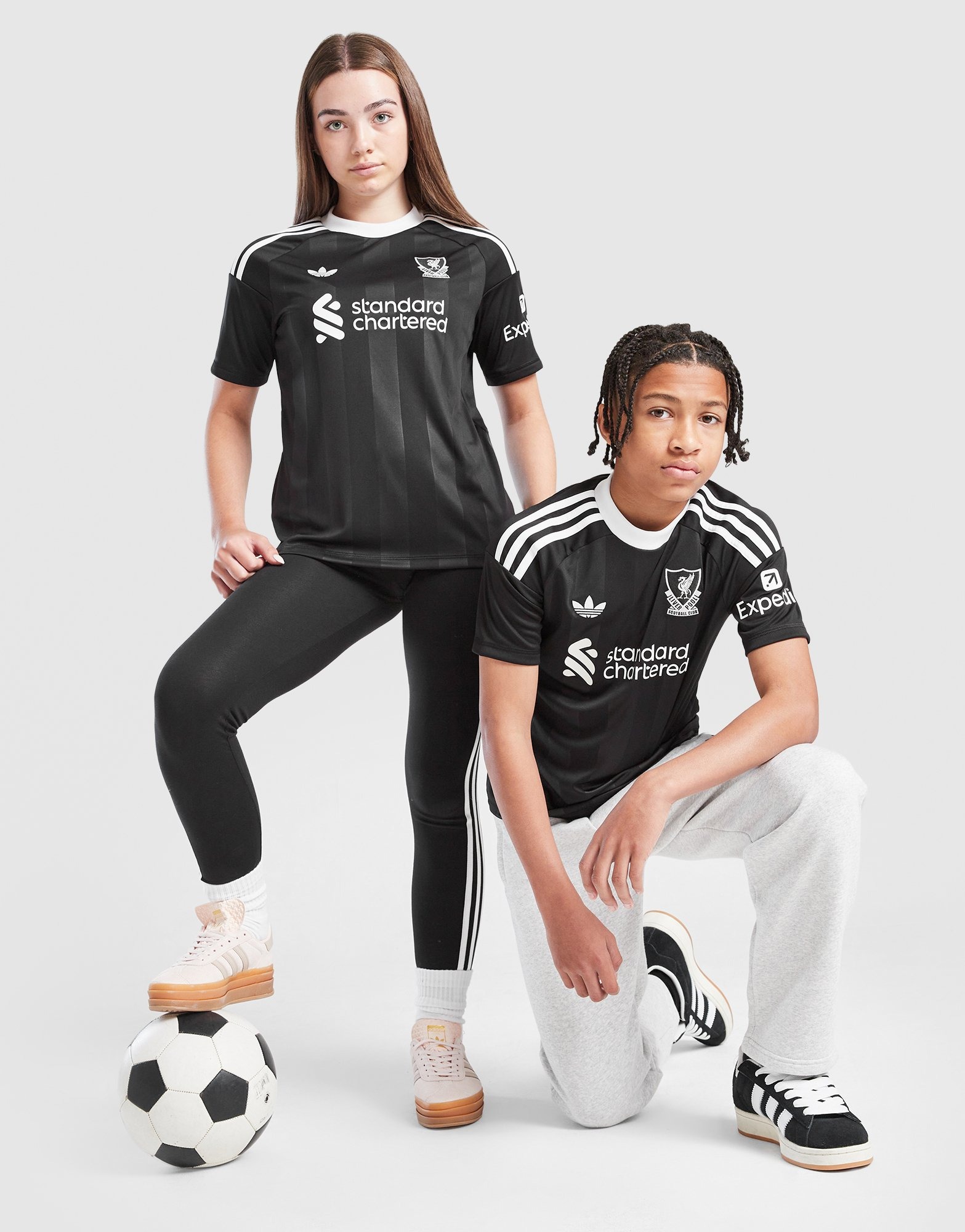 Black adidas Originals Liverpool FC 2025/26 Third Goalkeeper Shirt ...