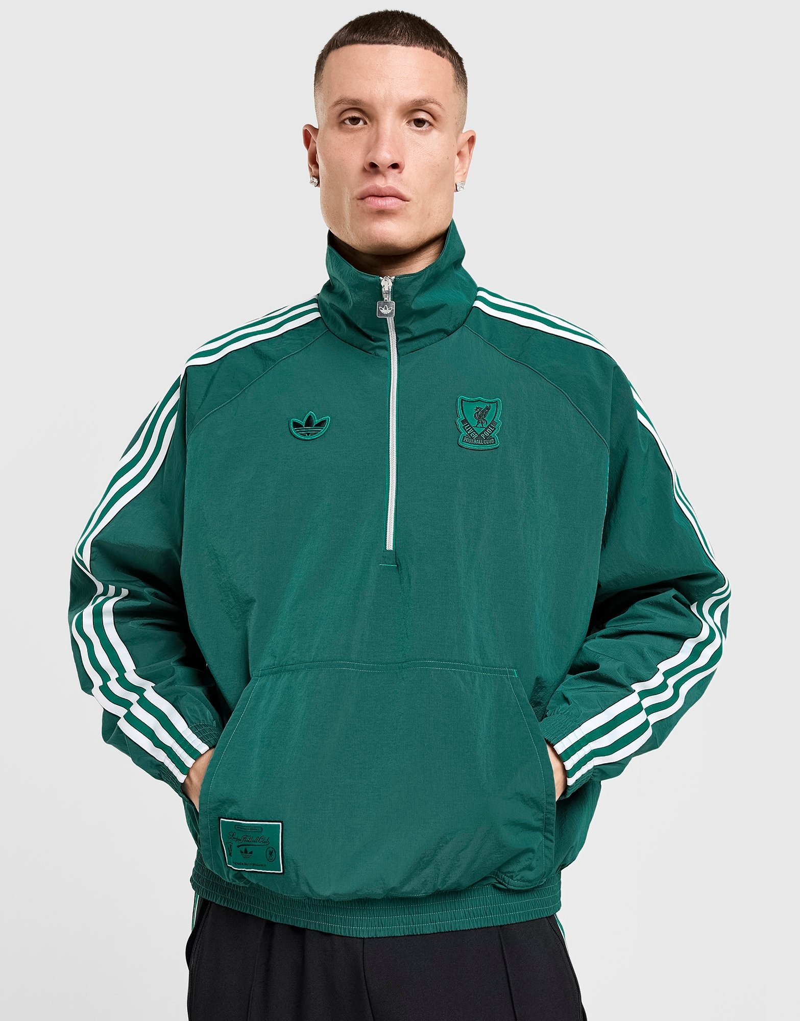 Green adidas Originals Liverpool FC Icons Track Top | JD Sports UK