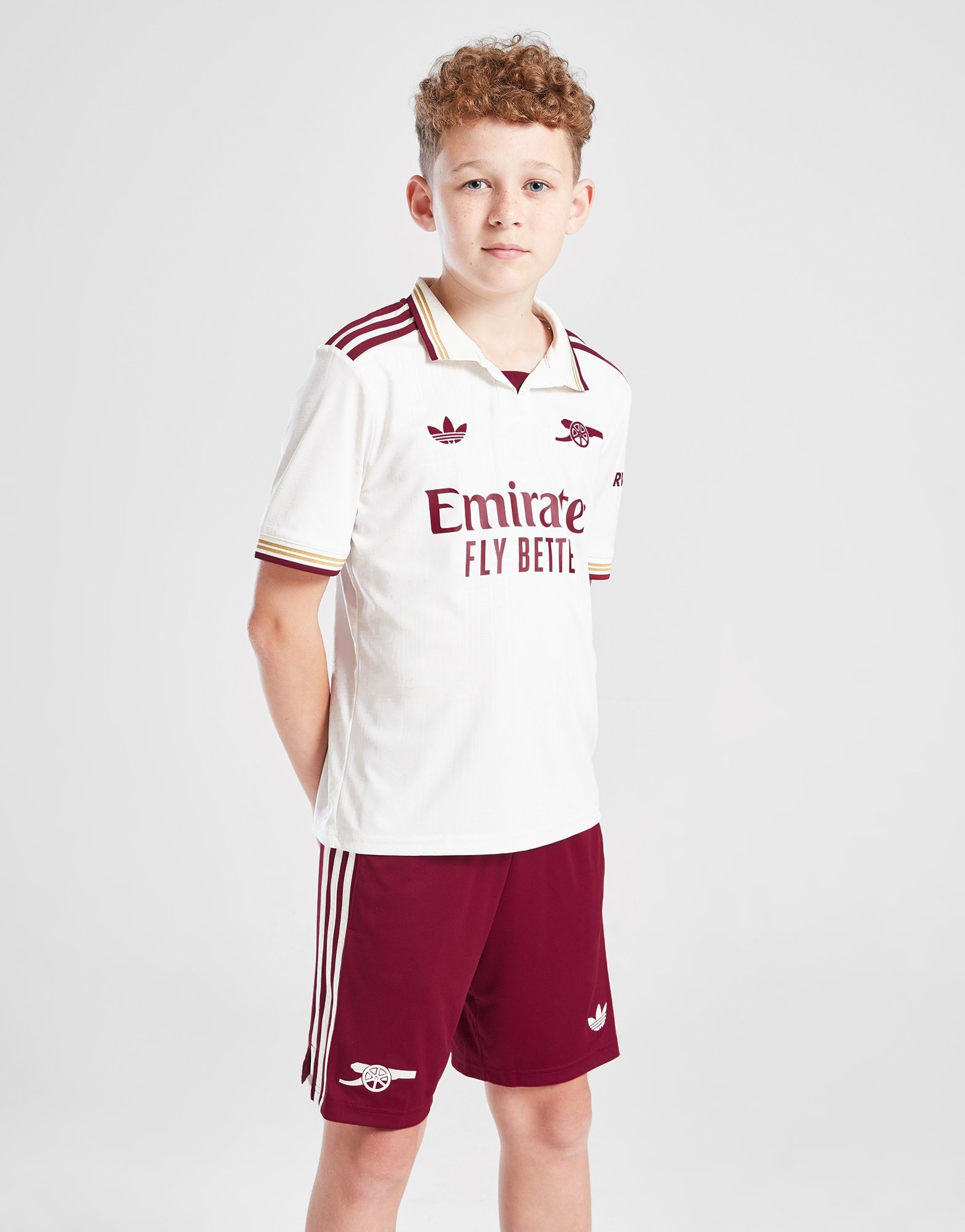 Red adidas Arsenal 25/26 Third Shorts Kids - JD Sports NZ