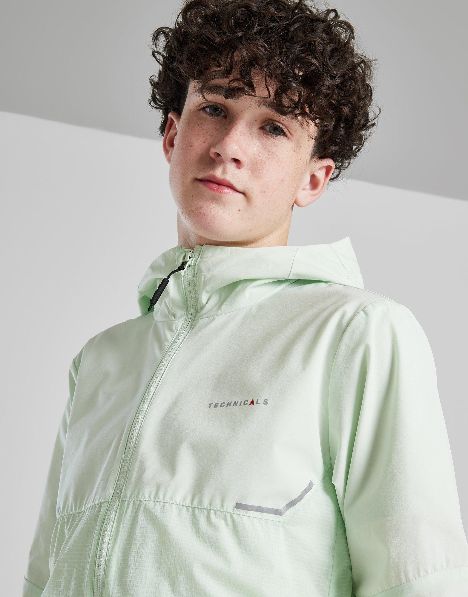 Green Technicals Motion Jacket Junior | JD Sports UK