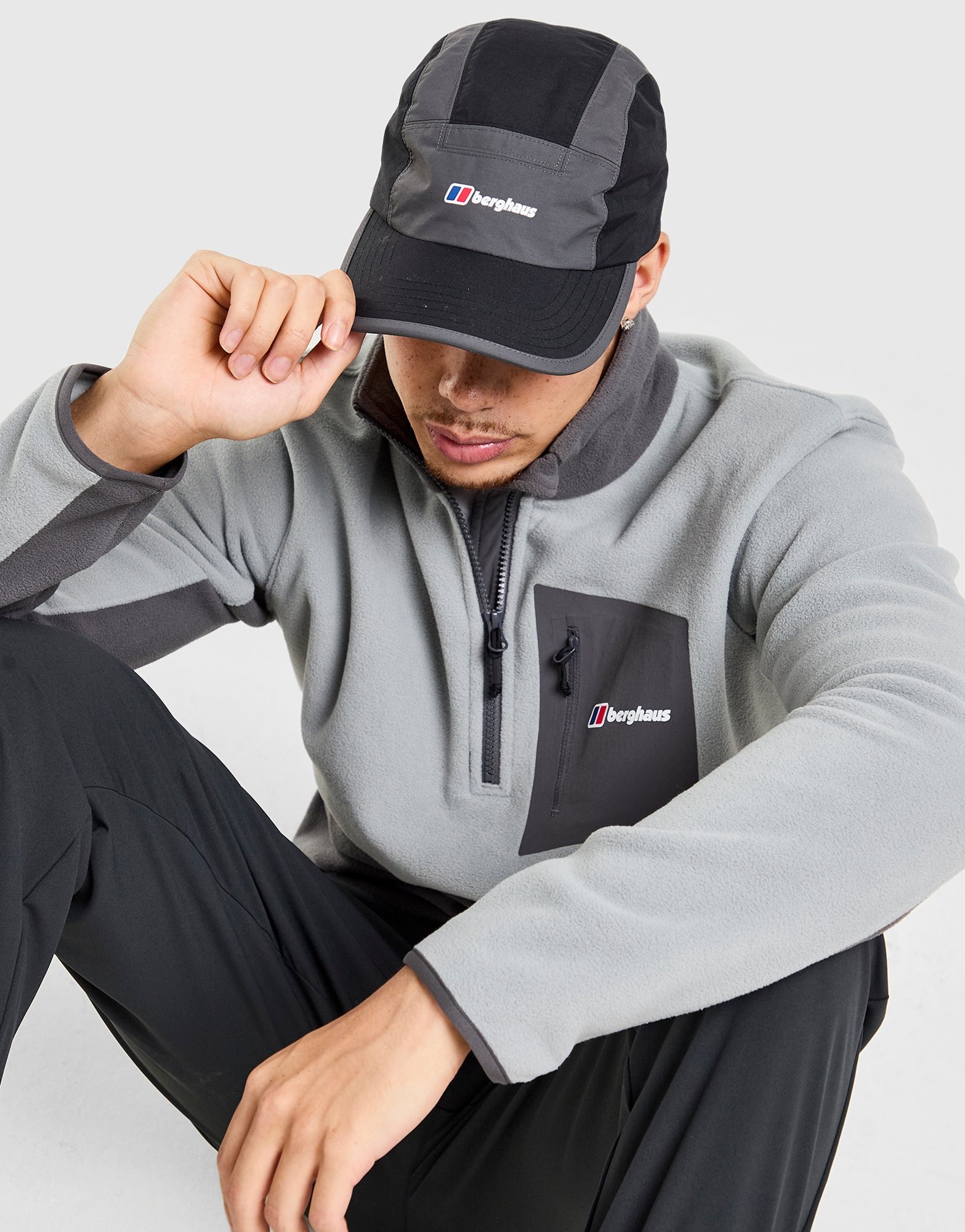 Grey Berghaus Urbism Poly Fleece Top - JD Sports NZ
