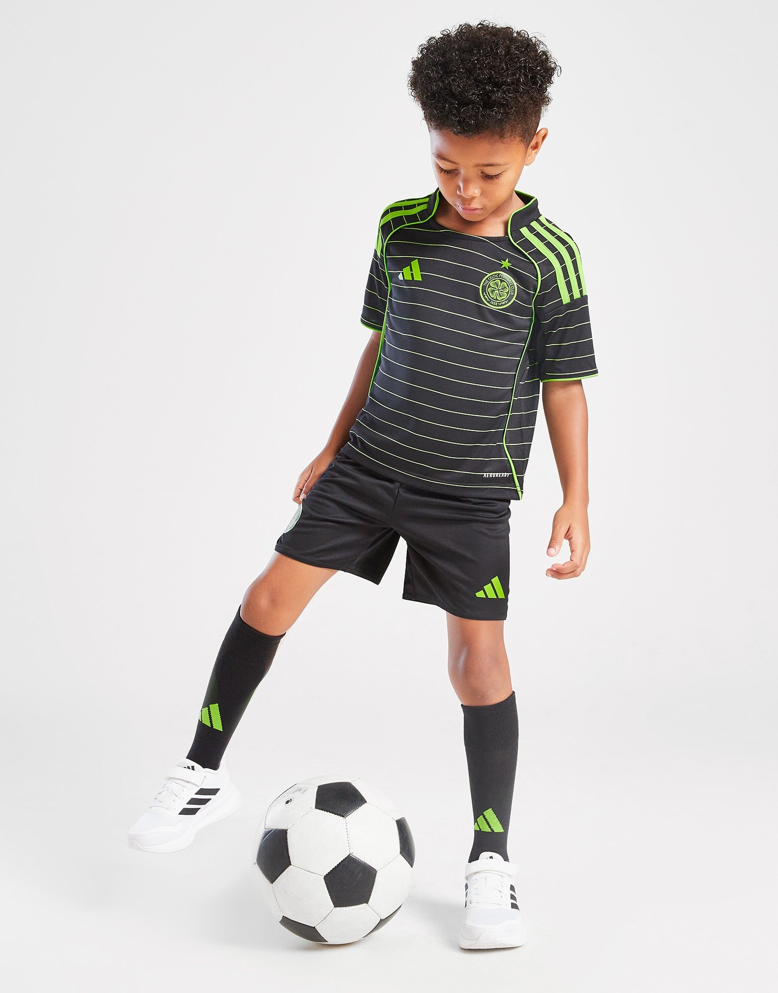 Black adidas Celtic 2025/26 Away Kit Children - JD Sports Global