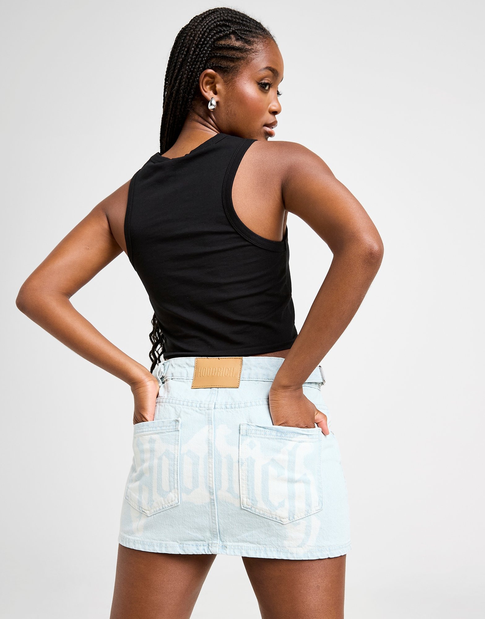 Blue Hoodrich Totum Denim Skirt | JD Sports UK